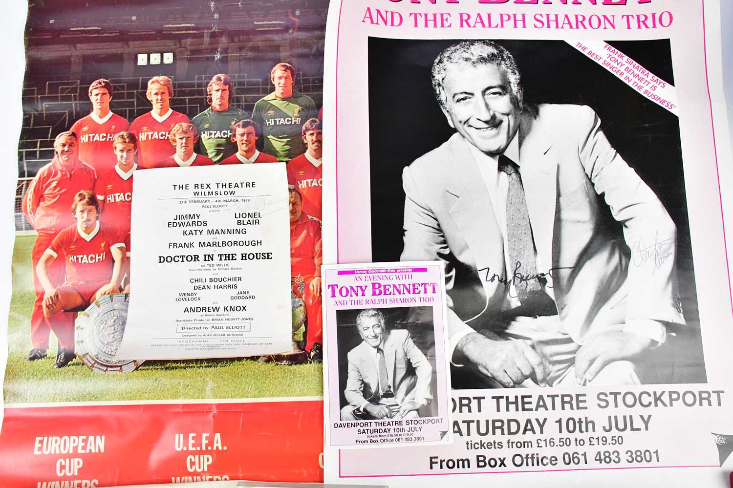 Lot 2707 - LIVERPOOL FC; a poster dating the honours,
