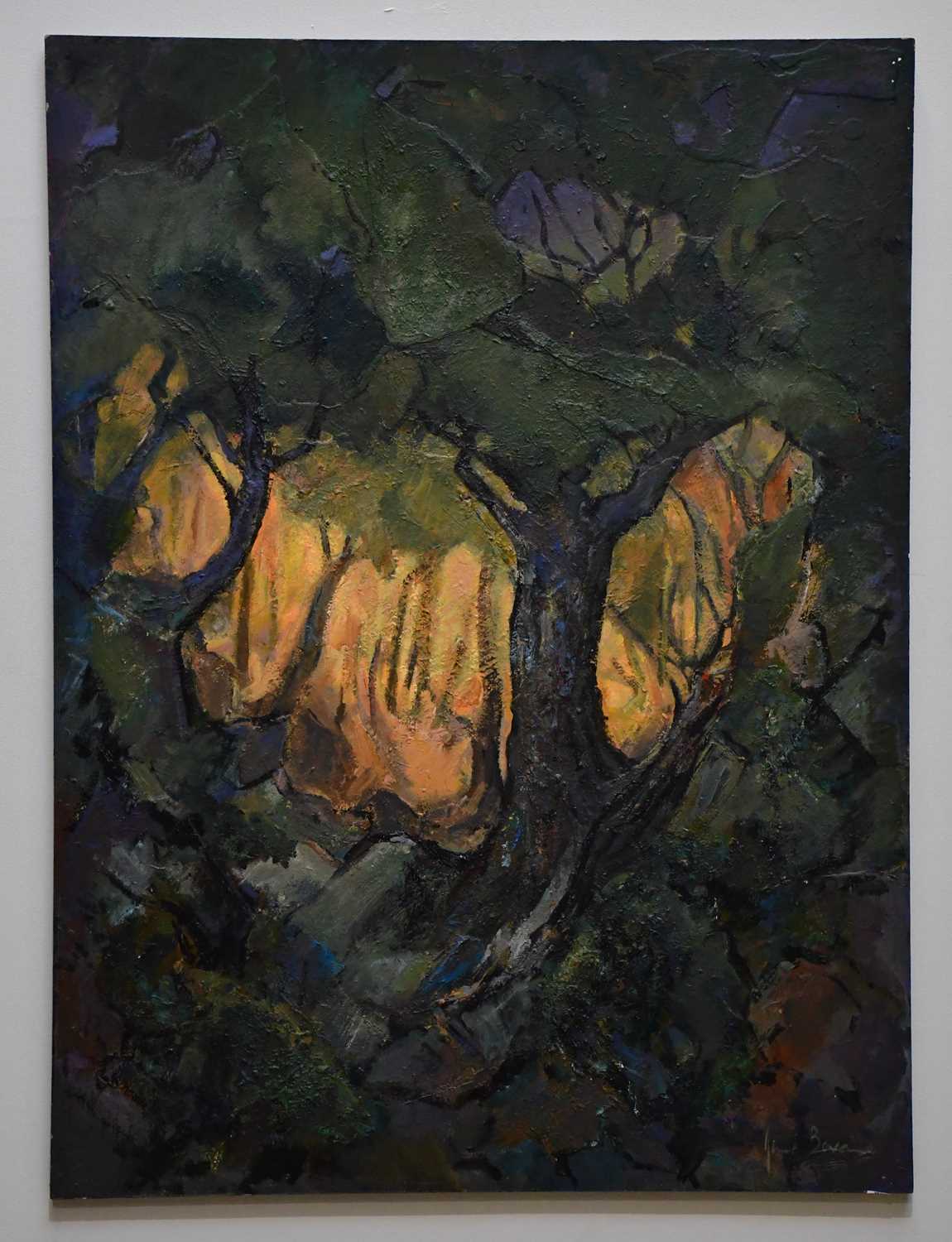 Lot 568 - JUNE BEVAN; oil on board, 'Early Morning',