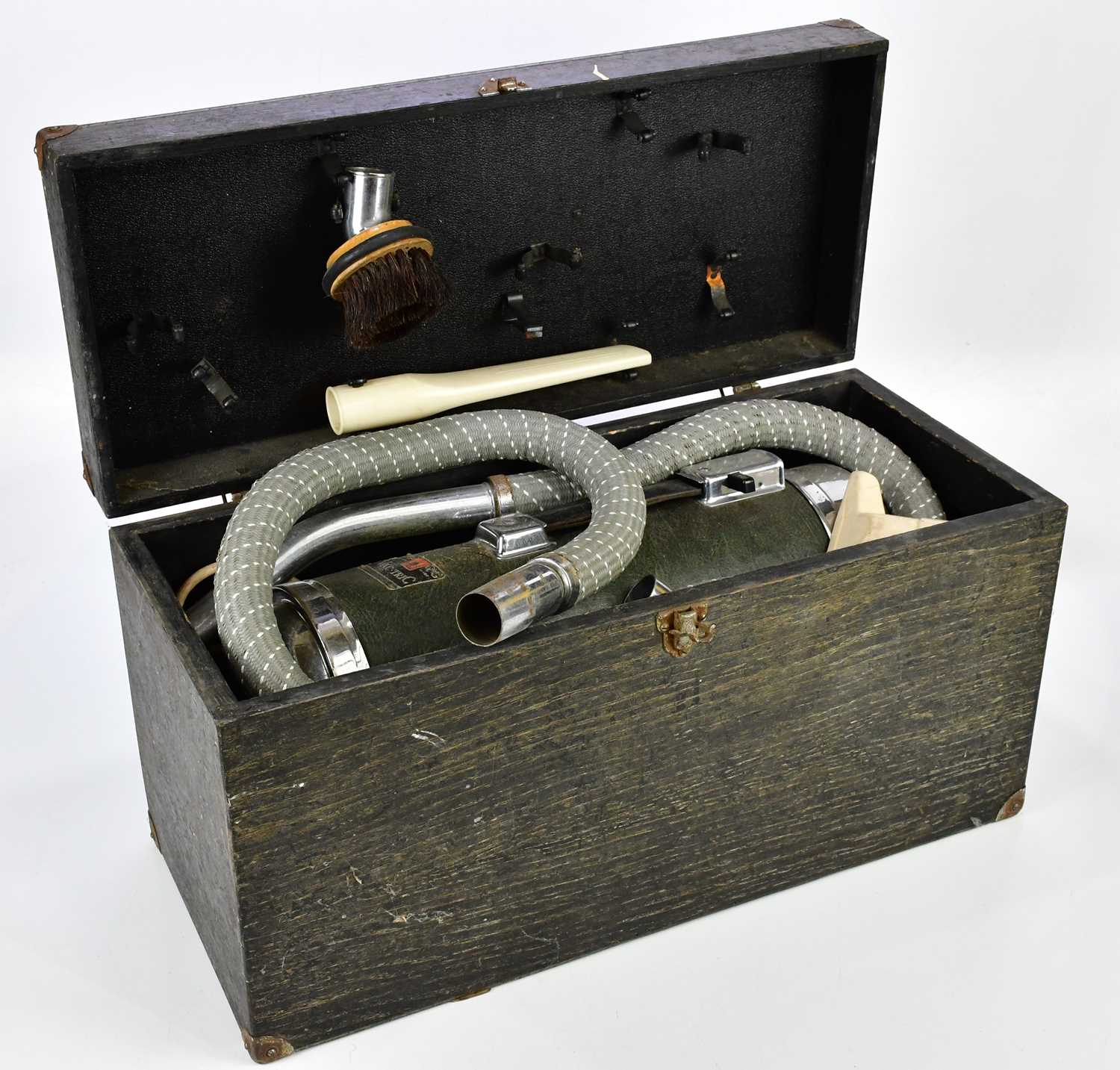 Lot 536 - A vintage Vac-tric cylinder vacuum cleaner,