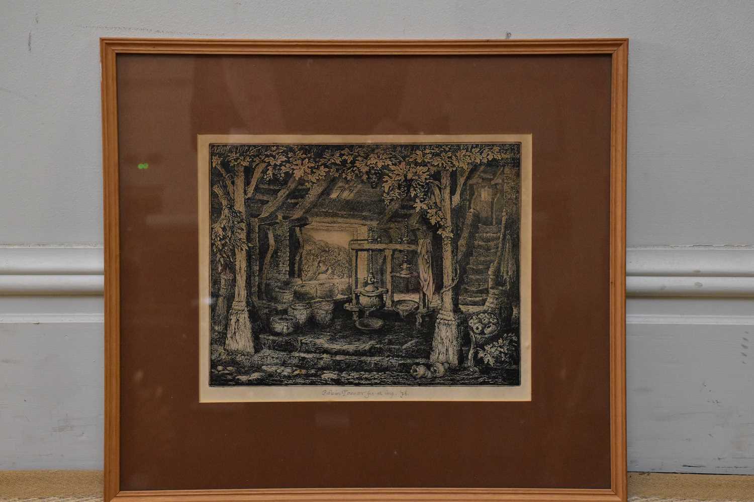 Lot 677 - ROBIN TANNER (1904-1988), etching, The