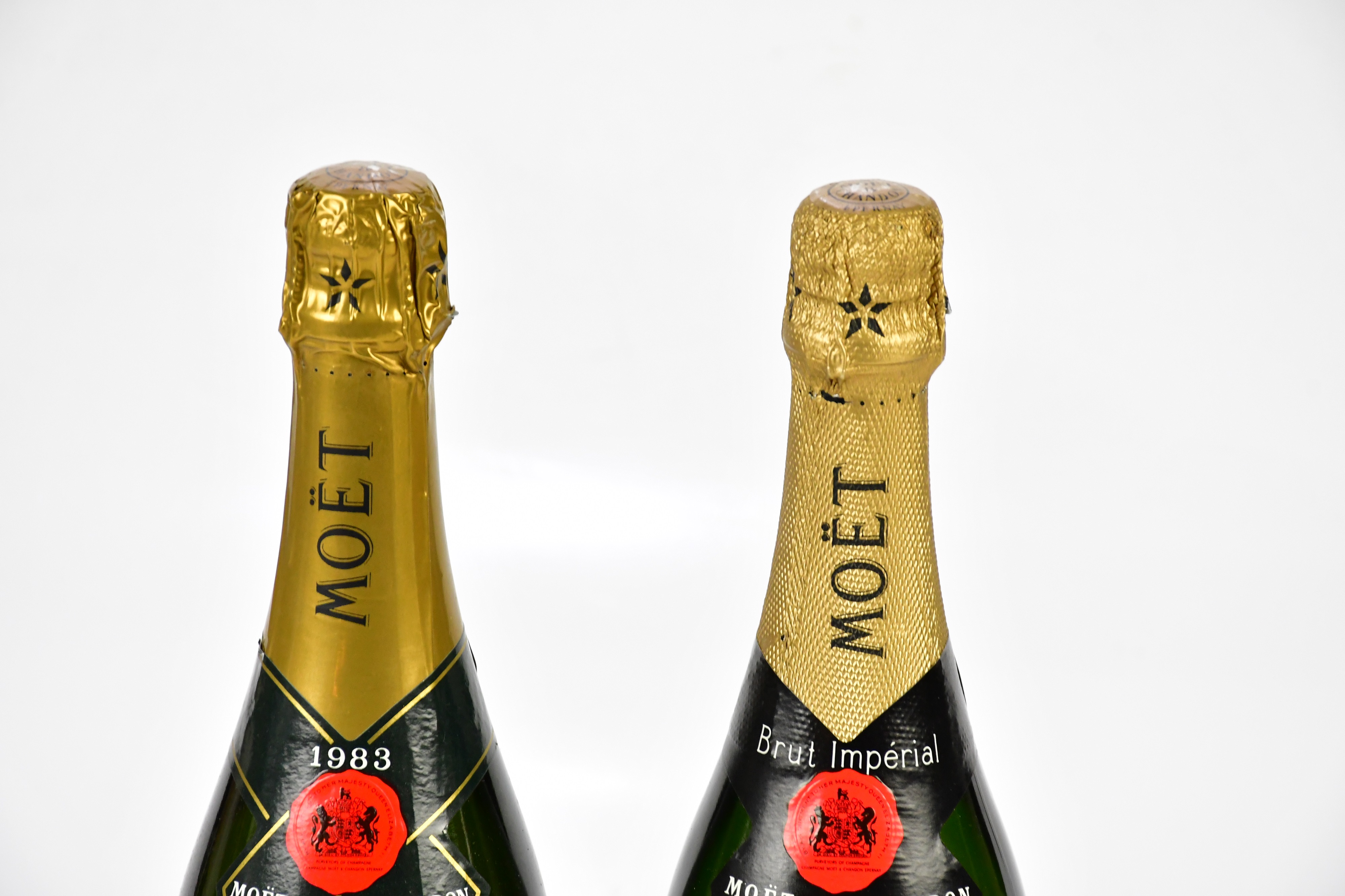 Lot 2735 - CHAMPAGNE; two bottles Moet & Chandon