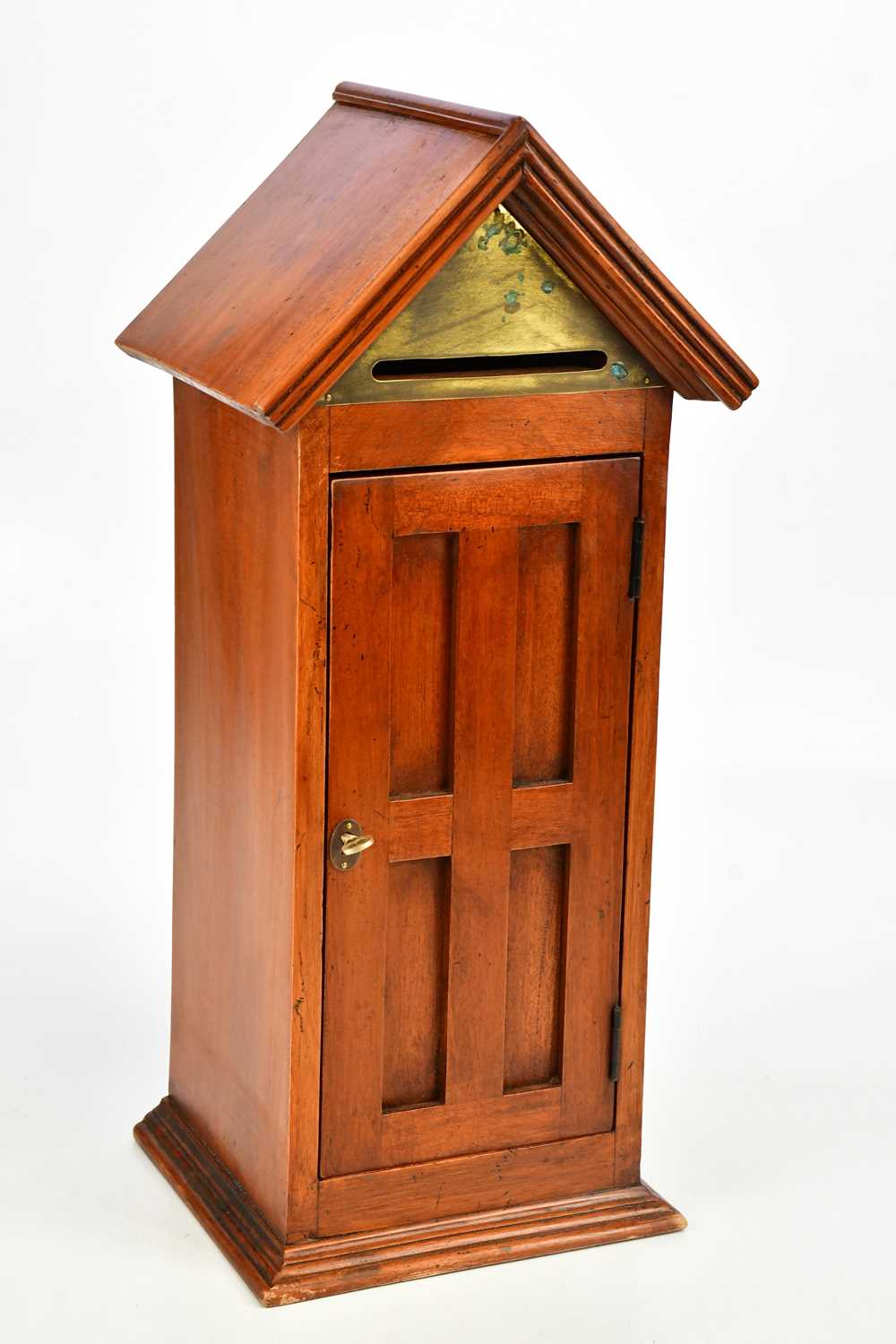 Lot 586 - A 19th century country house letter box,