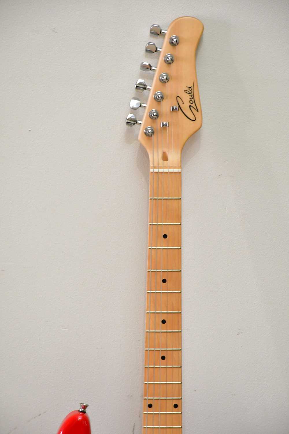 Lot 1097 - GOULD; a six string electric guitar, with