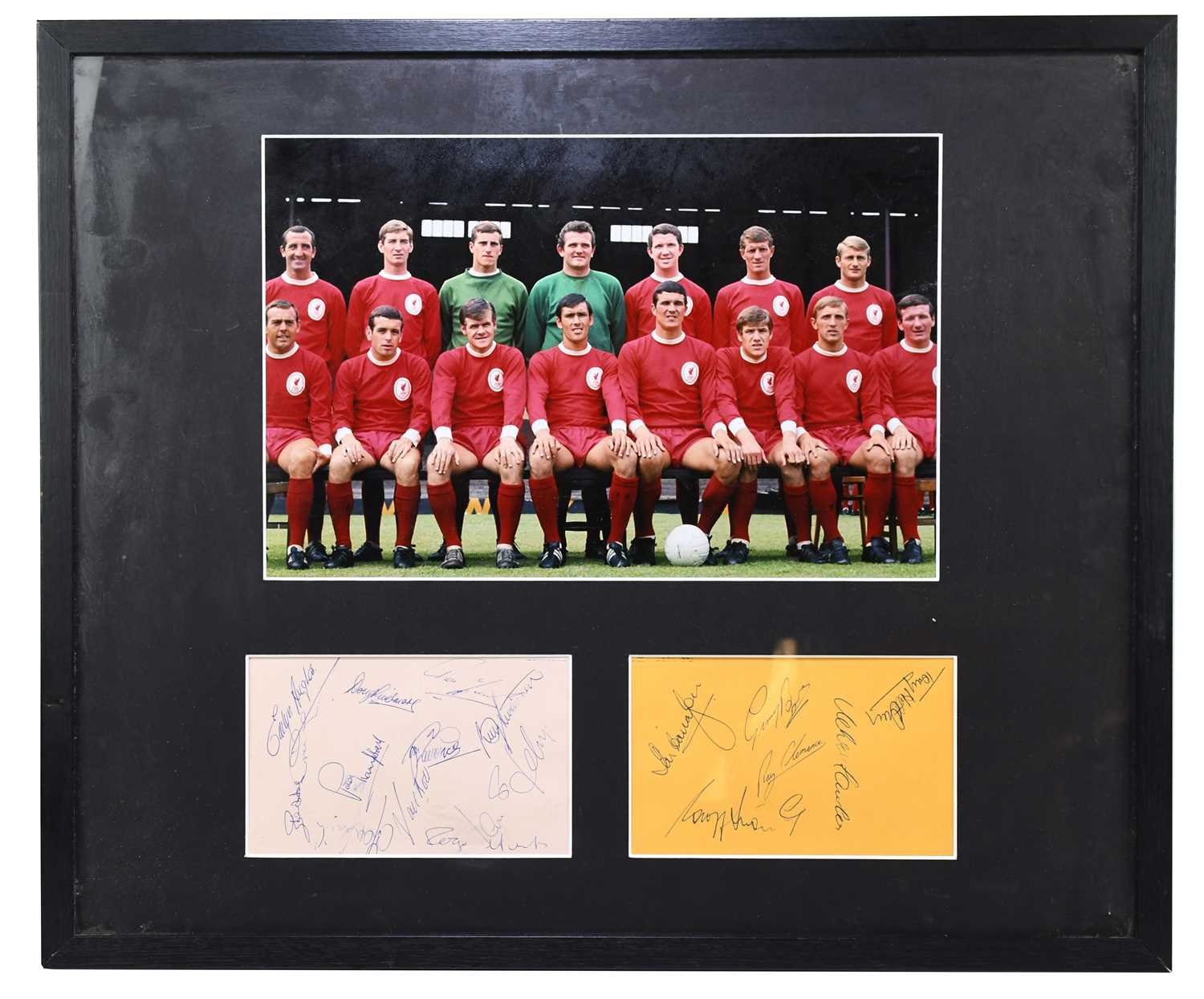 Lot 343 - LIVERPOOL FC; a montage depicting Liverpool