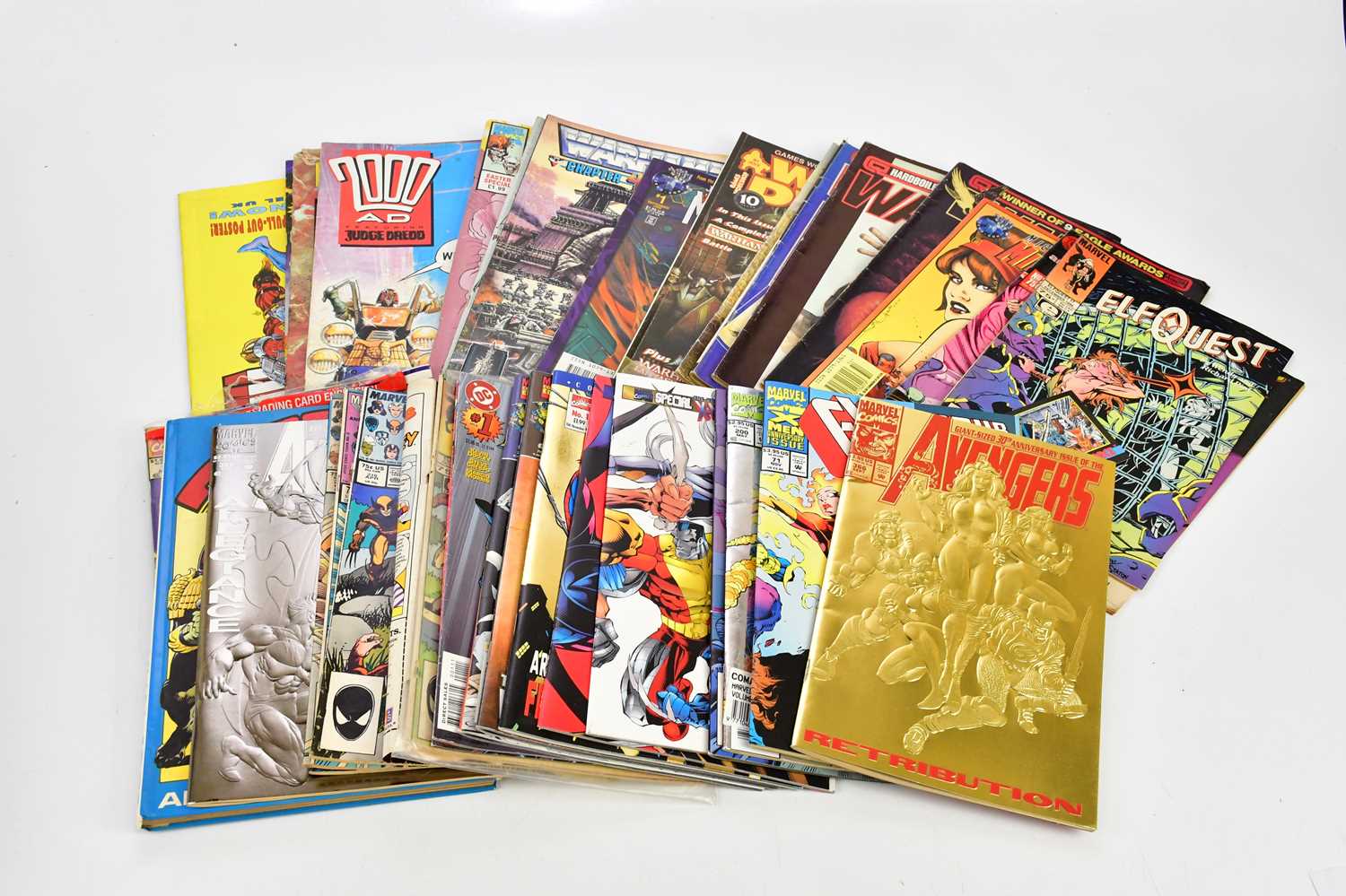 Lot 624 - MARVEL; a small collection of comics to