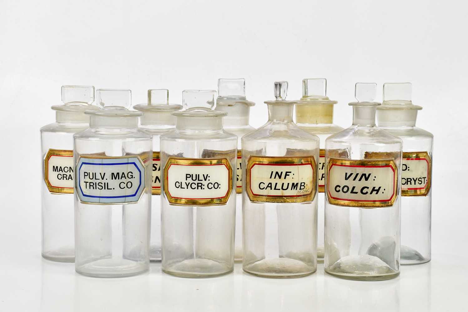 Lot 521 - A collection of Victorian clear glass