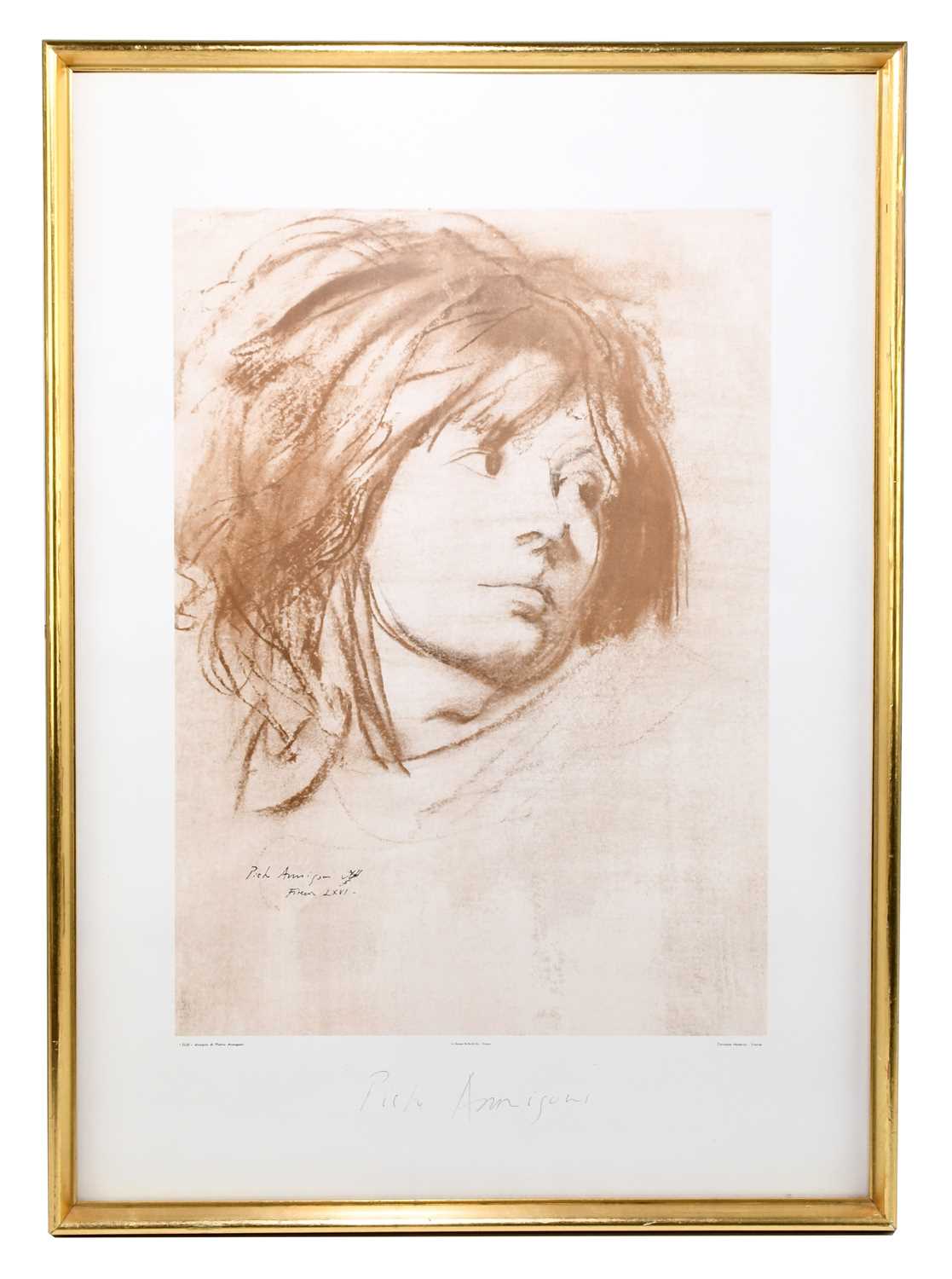 Lot 391 - PIETRO ANNIGONI; monochrome print, ‘Sue’,