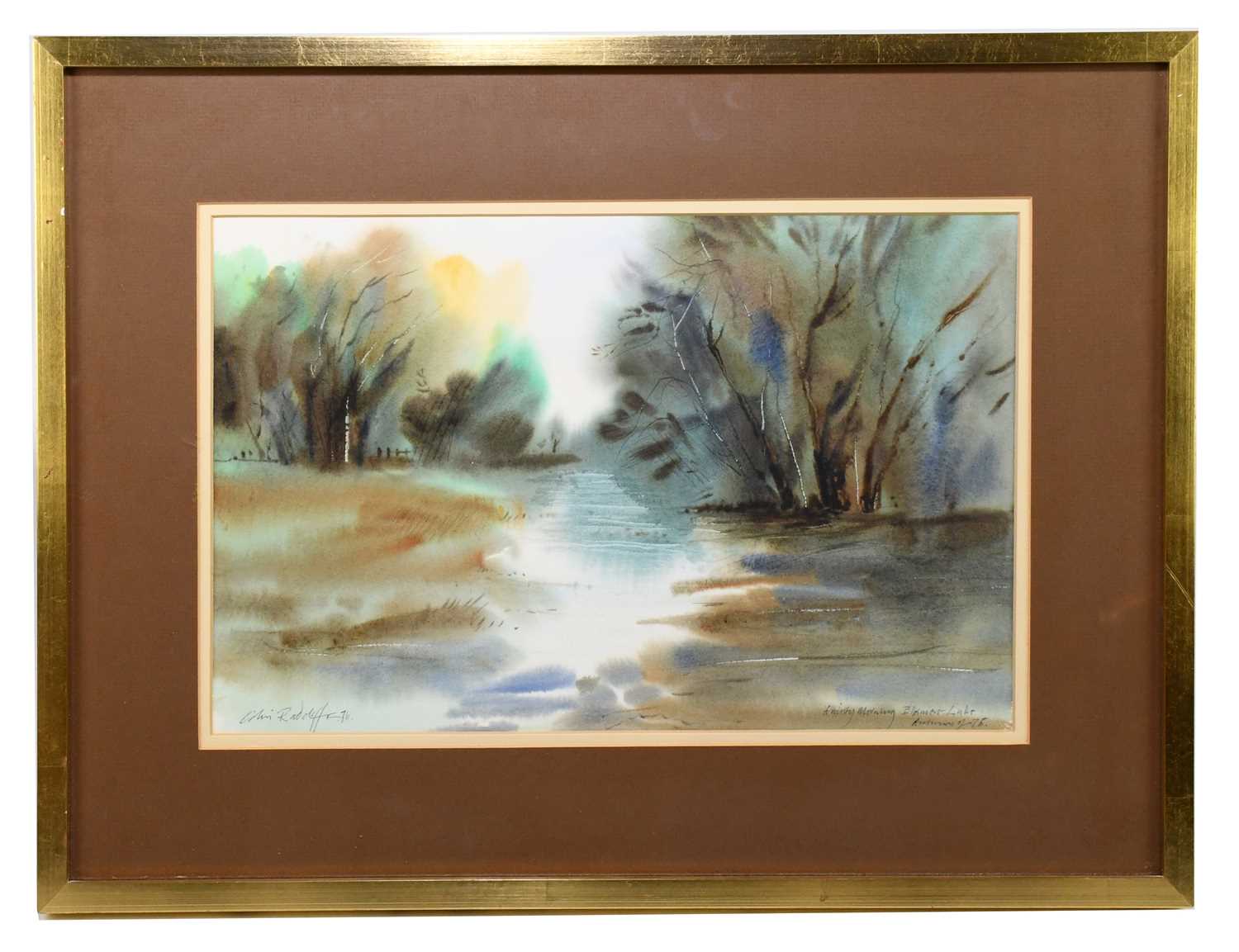 Lot 353 - COLIN RADCLIFFE; three watercolours, ‘Road