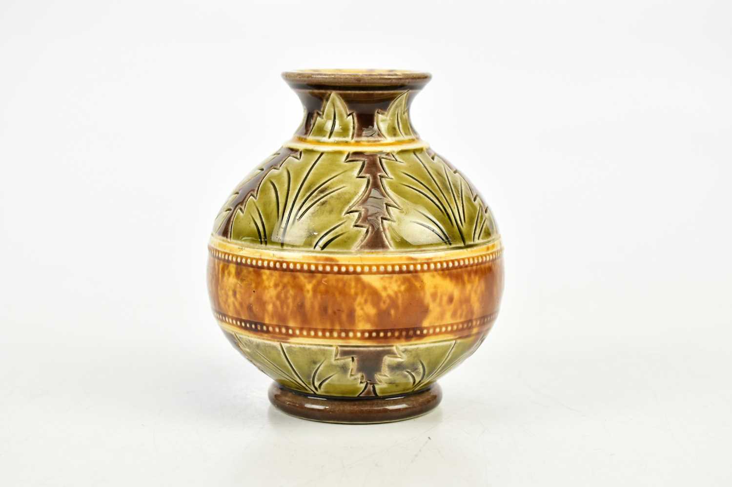 Lot 2353 - LINTHORPE; an Art Pottery vase with