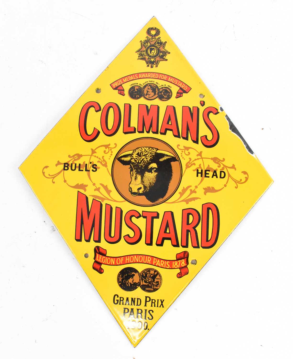 Lot 387 - COLMAN'S MUSTARD; a reproduction enamelled