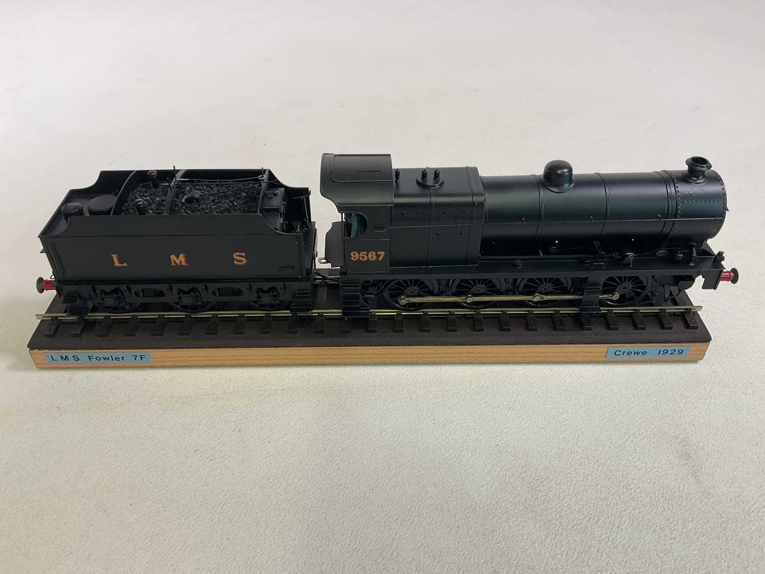 Lot 137 - An 0 Gauge LMS Fowler 9567 steam locomotive;