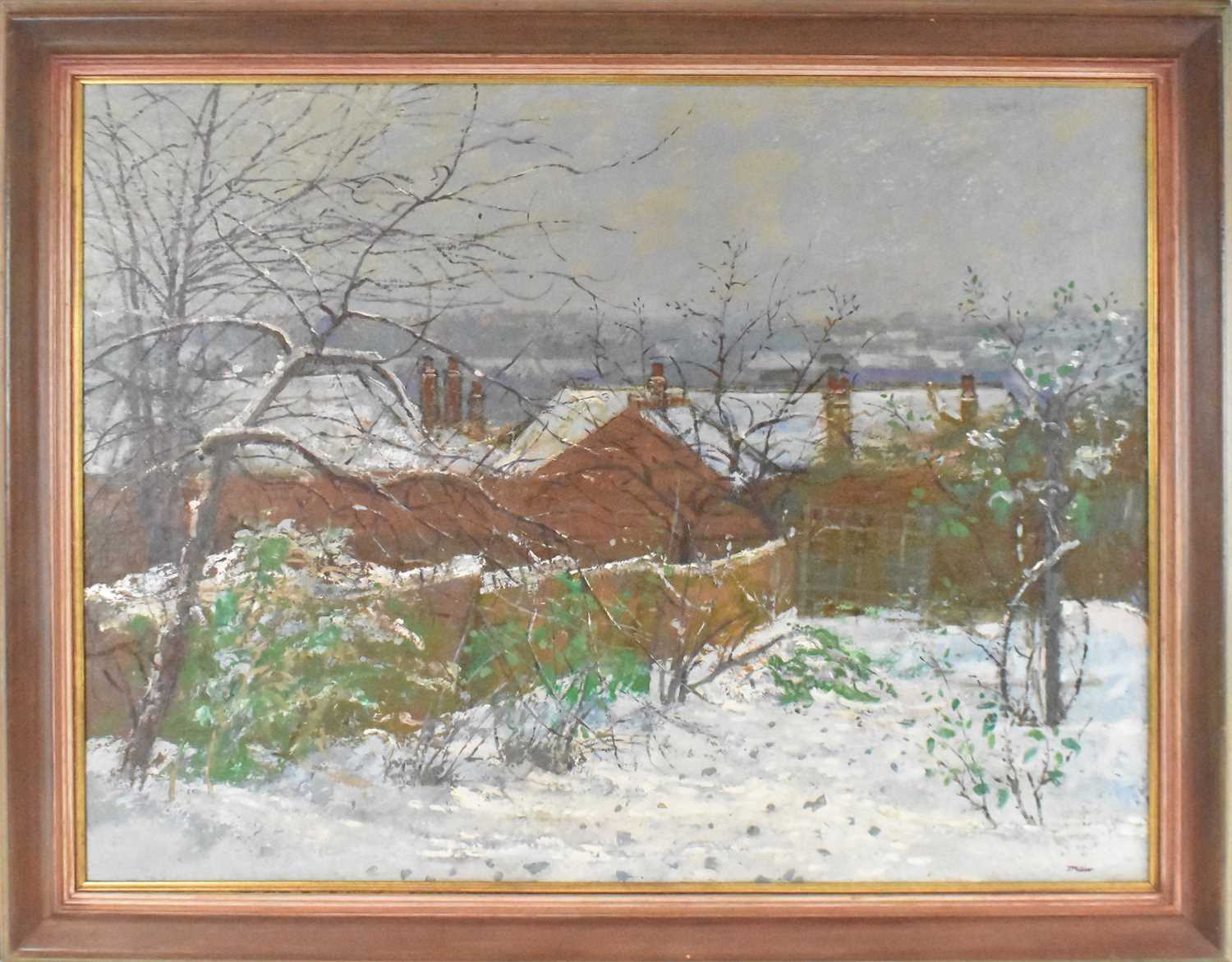 Lot 128 - JACK MILLAR (1921-2006); oil on canvas,