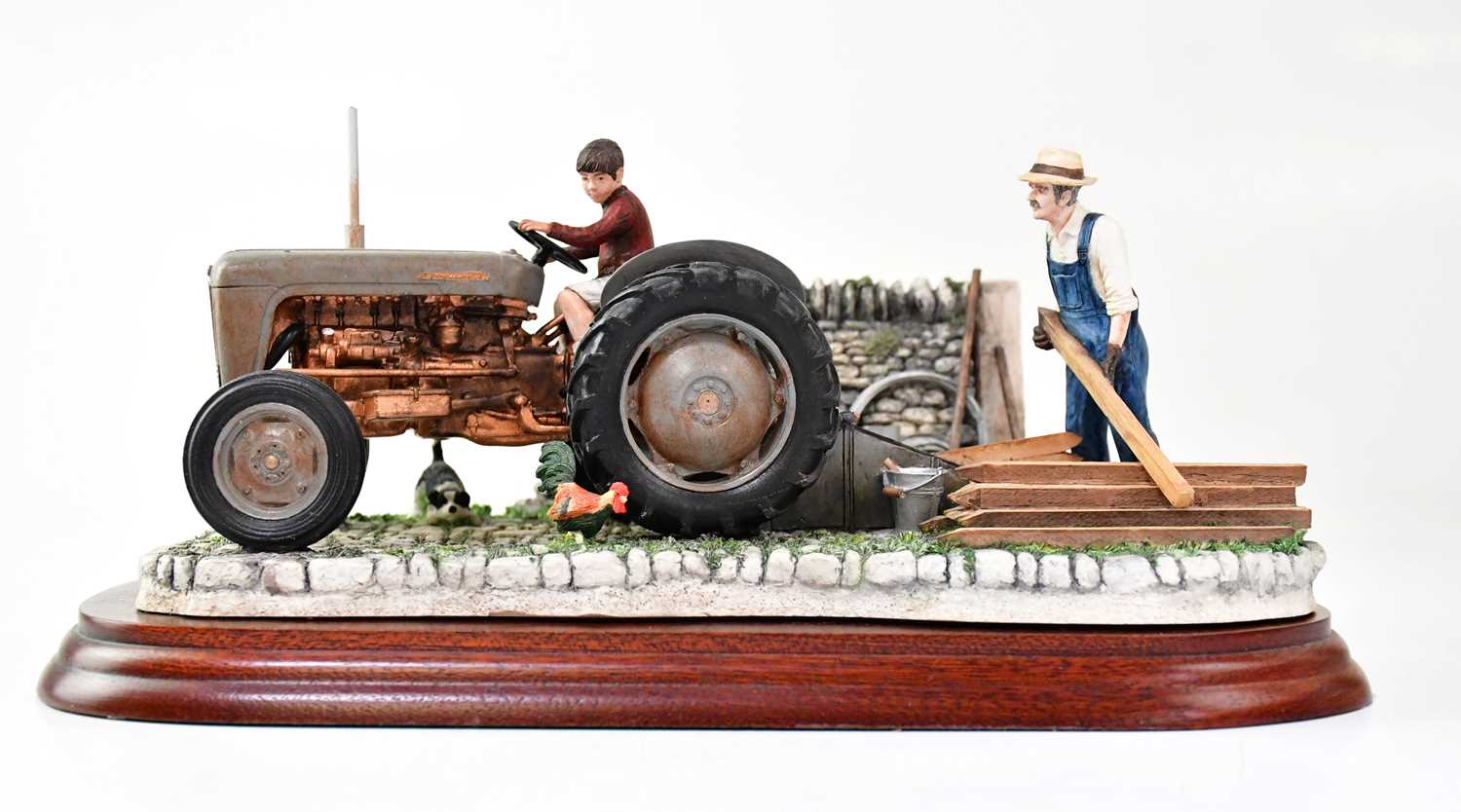 Lot 342 - BORDER FINE ARTS; a model tractor, 'Golden