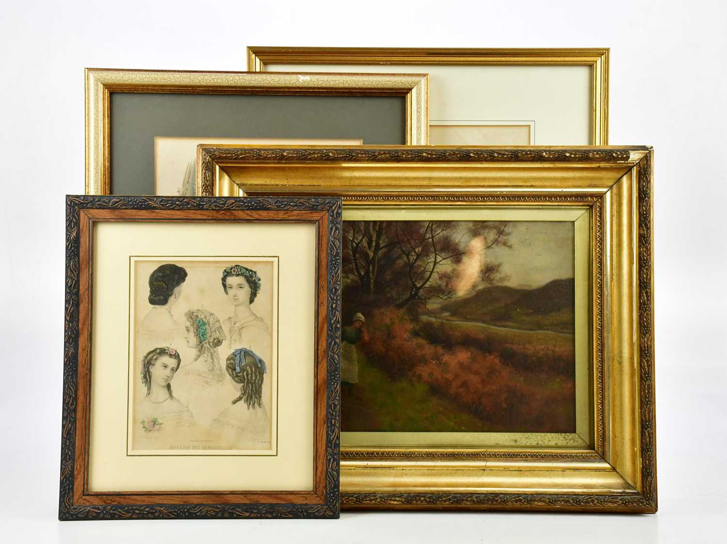 Lot 781 - JAMES GLEDHILL; oil on canvas, rural scene