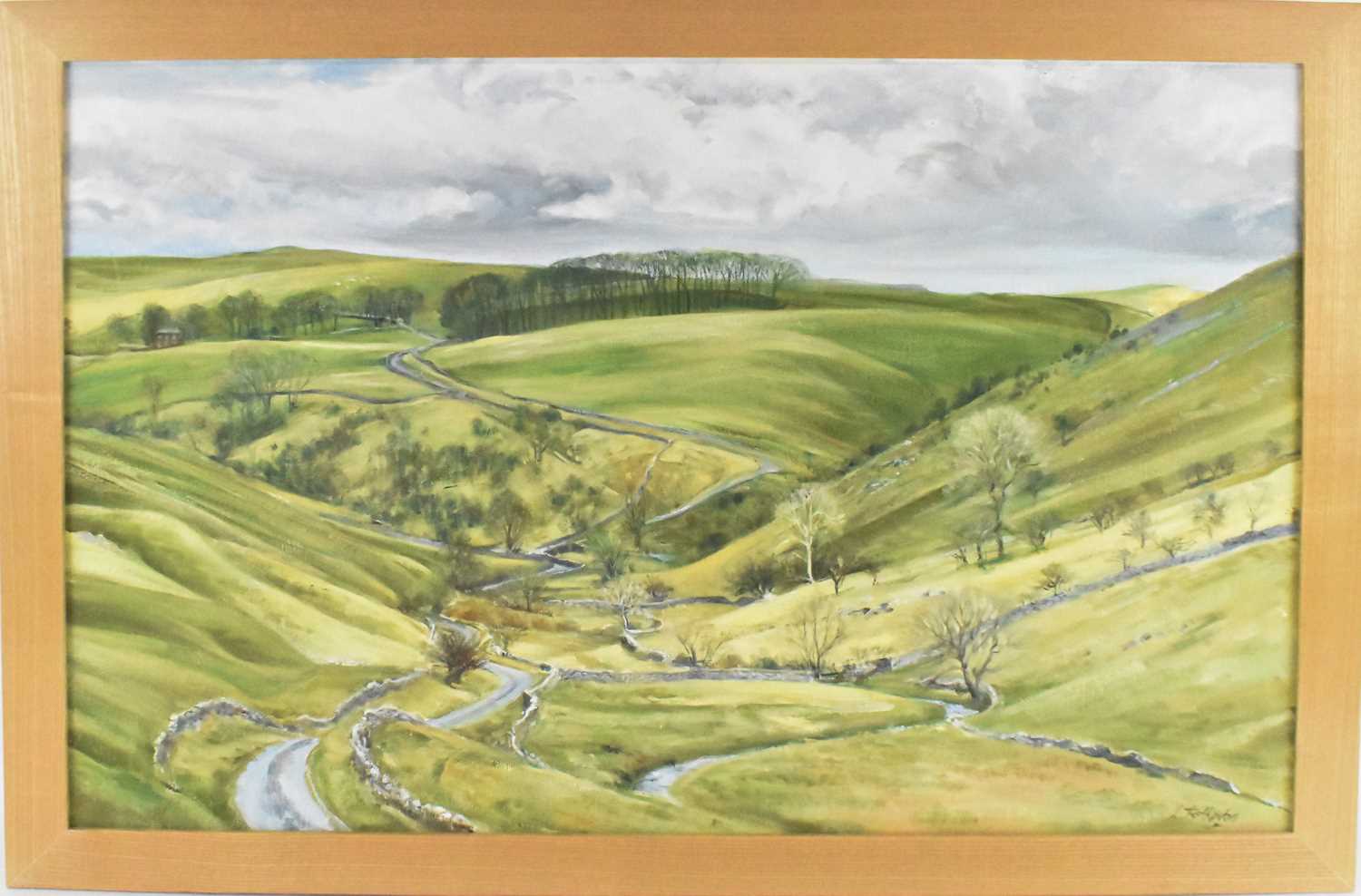 Lot 158 - LESLEY FOTHERBY (born 1946); oil on canvas,
