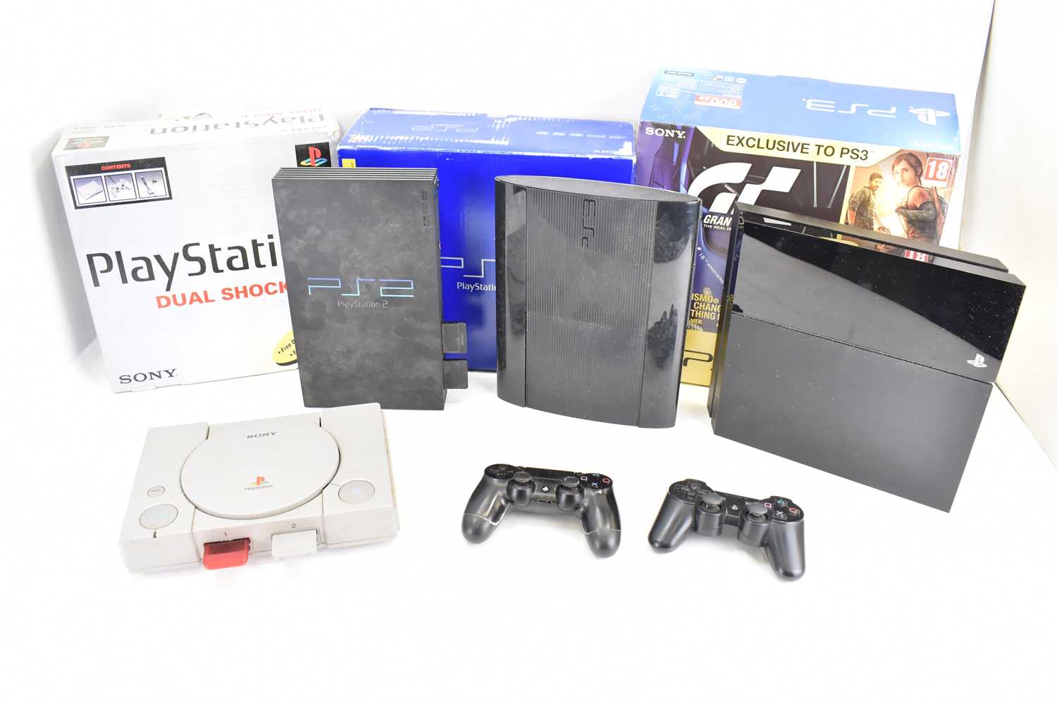 Lot 685 - SONY; PlayStation 1, 2, 3 and 4 consoles,