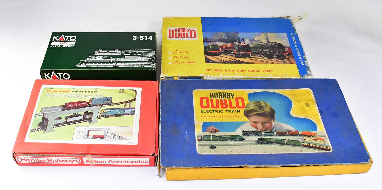 Lot 623 - Four boxed OO gauge railway sets comprising