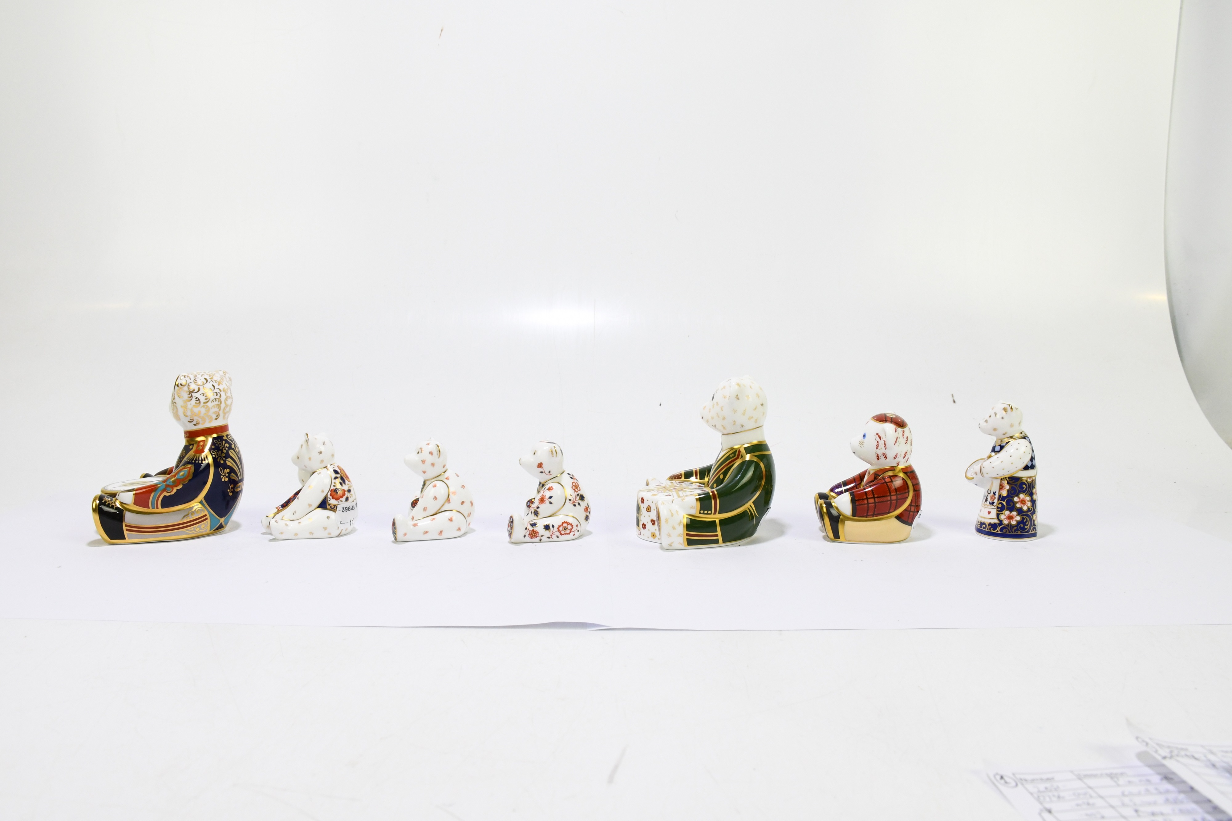 Lot 641 - ROYAL CROWN DERBY; a collection of seven