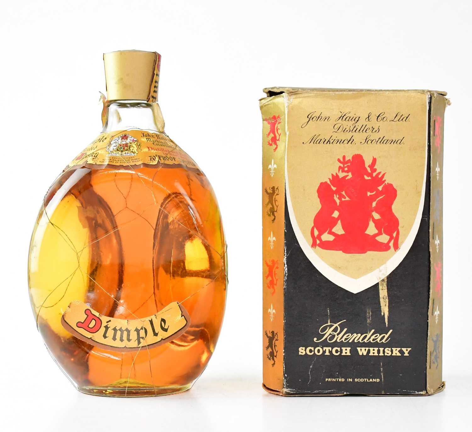 Lot 131 - DIMPLE; a single bottle of Old Blended