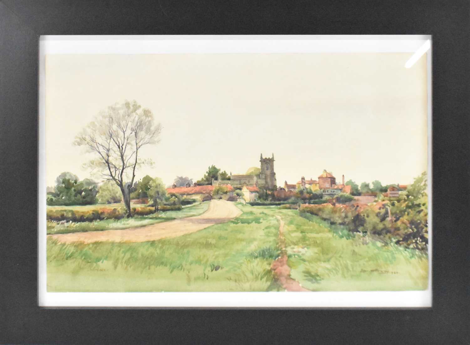 Lot 297 - EDGAR HOLLOWAY (1914-2008); watercolour,
