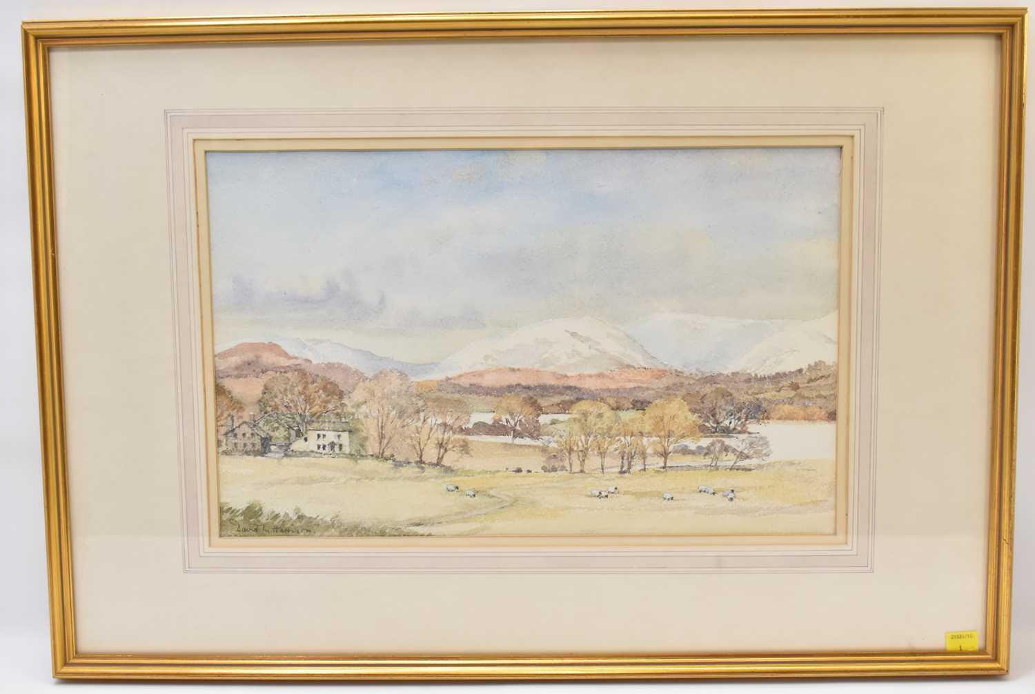 Lot 544 - DAVID M HARRISON (1910-2004); watercolour,