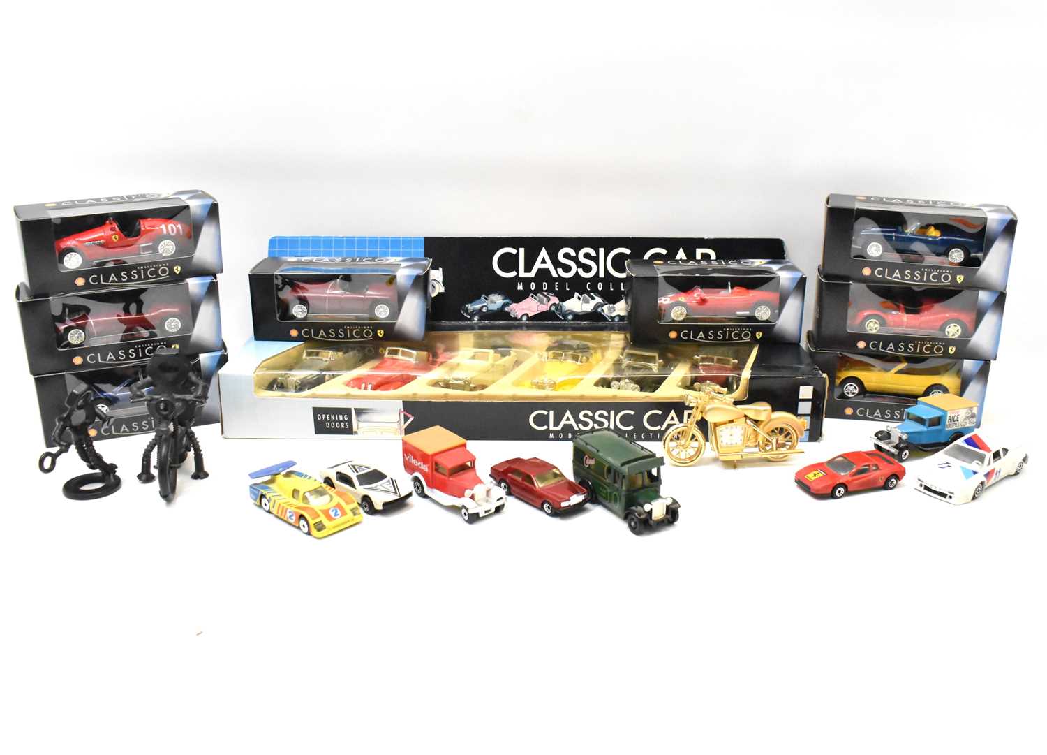 Lot 807 - CLASSICO; a set of eight small Ferrari