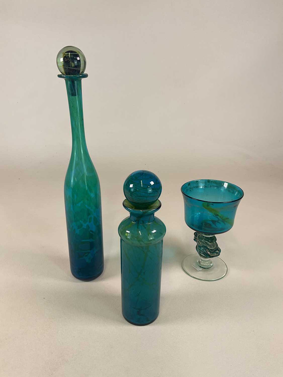 Lot 325 - MDINA (ERIC DOBSON); a large goblet with
