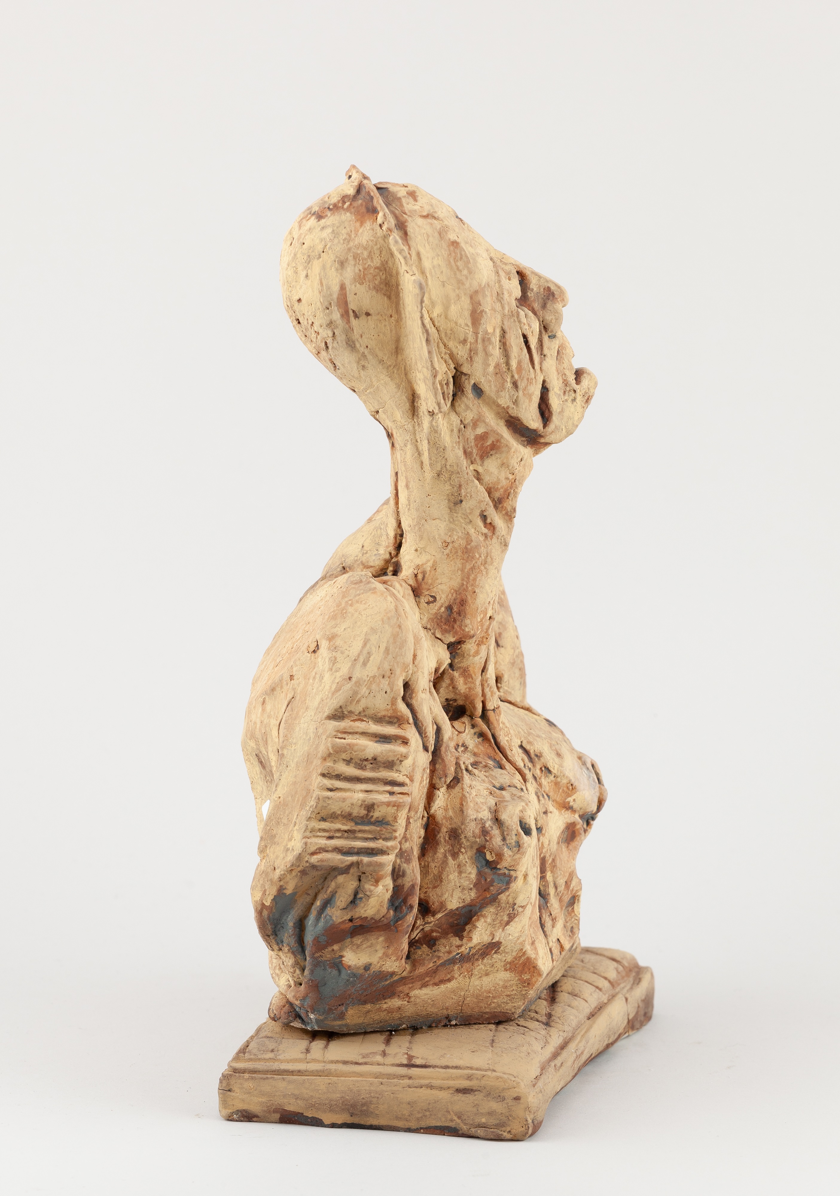 Lot 222 - IAN GREGORY (1942-2021); an earthenware bust