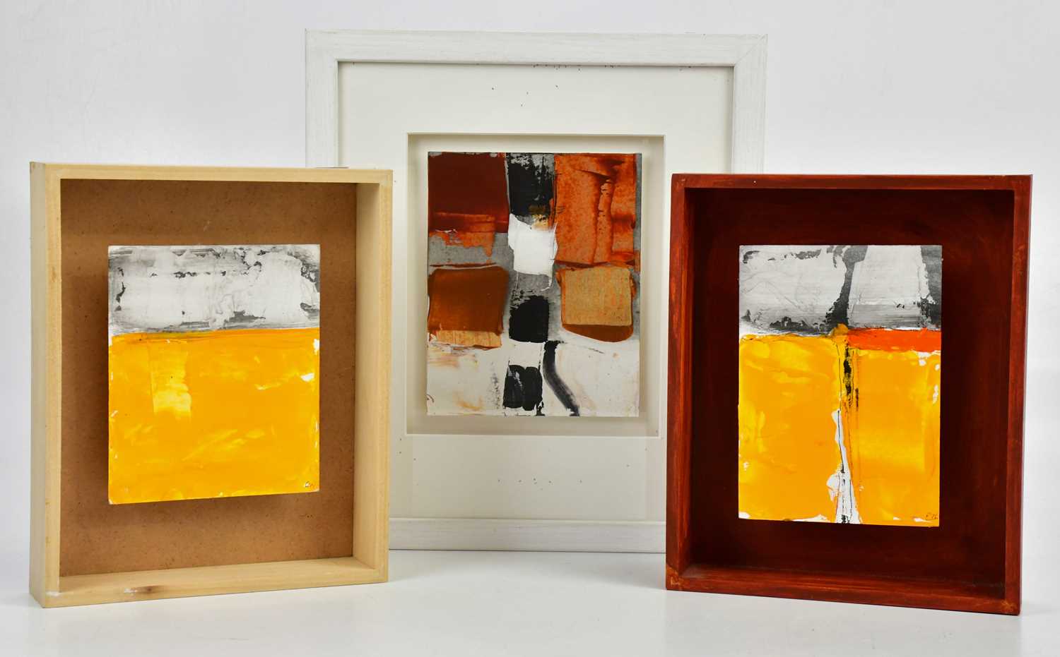 Lot 712 - ROBIN WELCH (1936-2019); a pair of acrylic