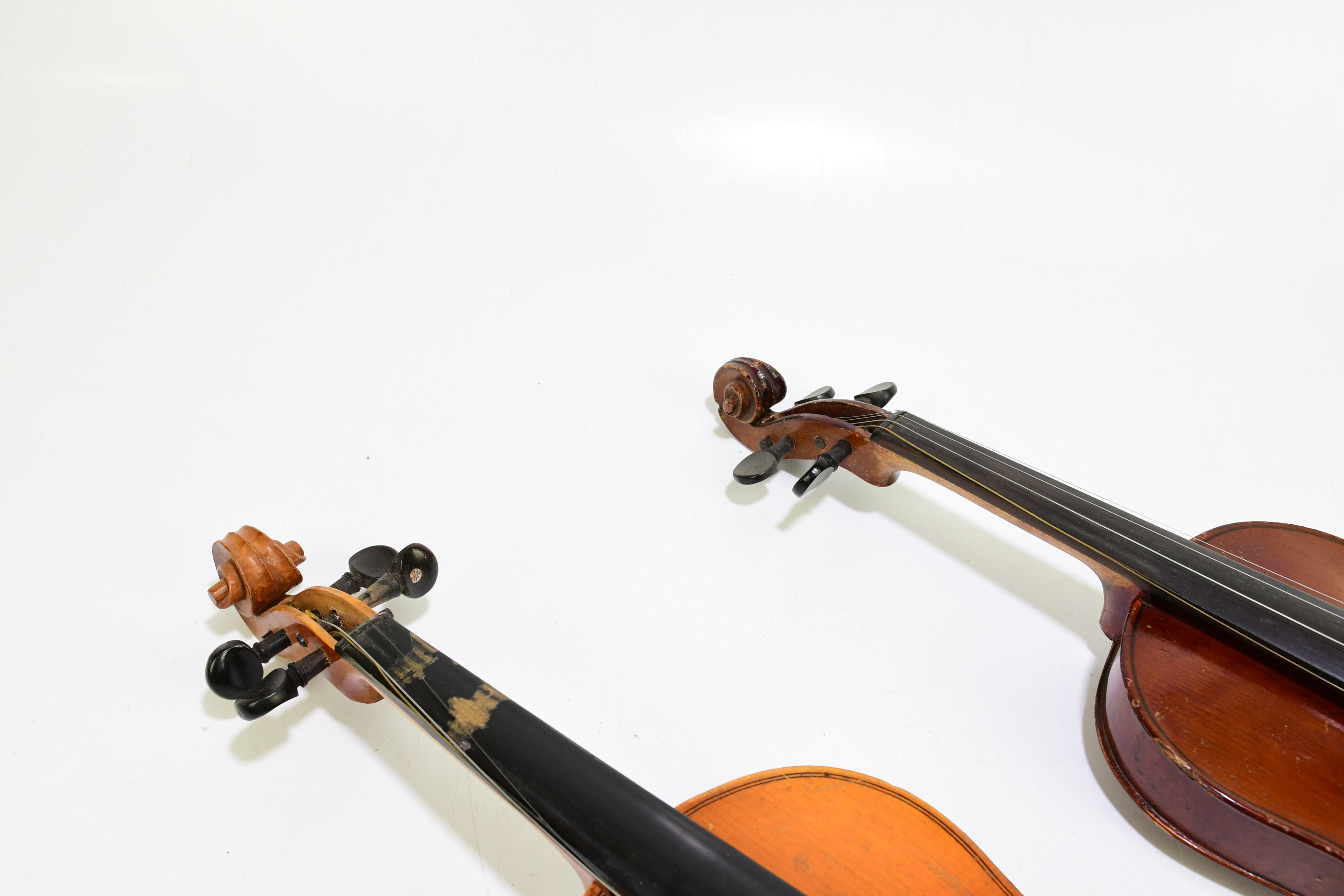 Lot 1023 - A Maidstone three quarter size violin, with