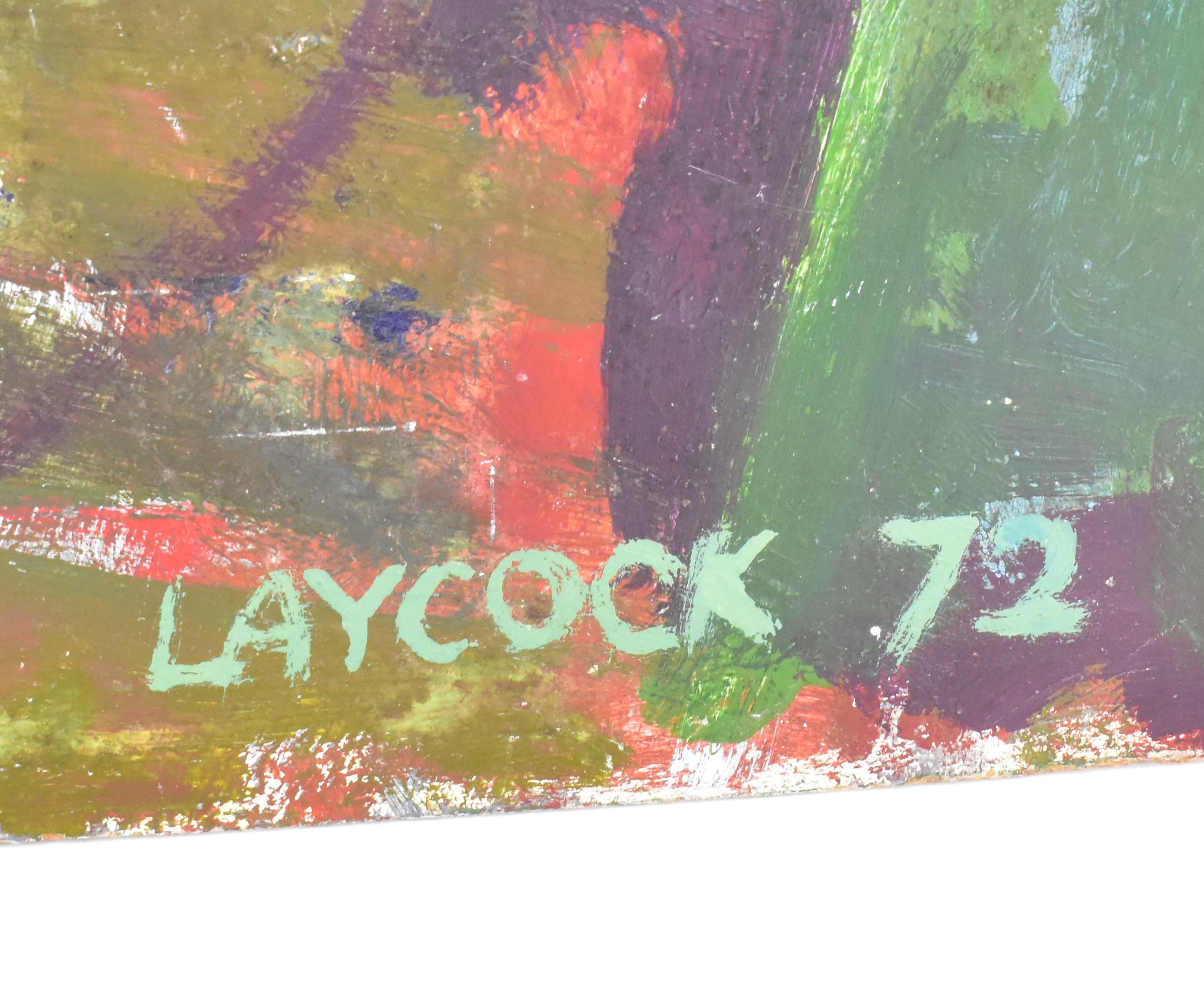 Lot 1319 - NORMAN LAYCOCK (BRITISH, 1920-1985); oil on