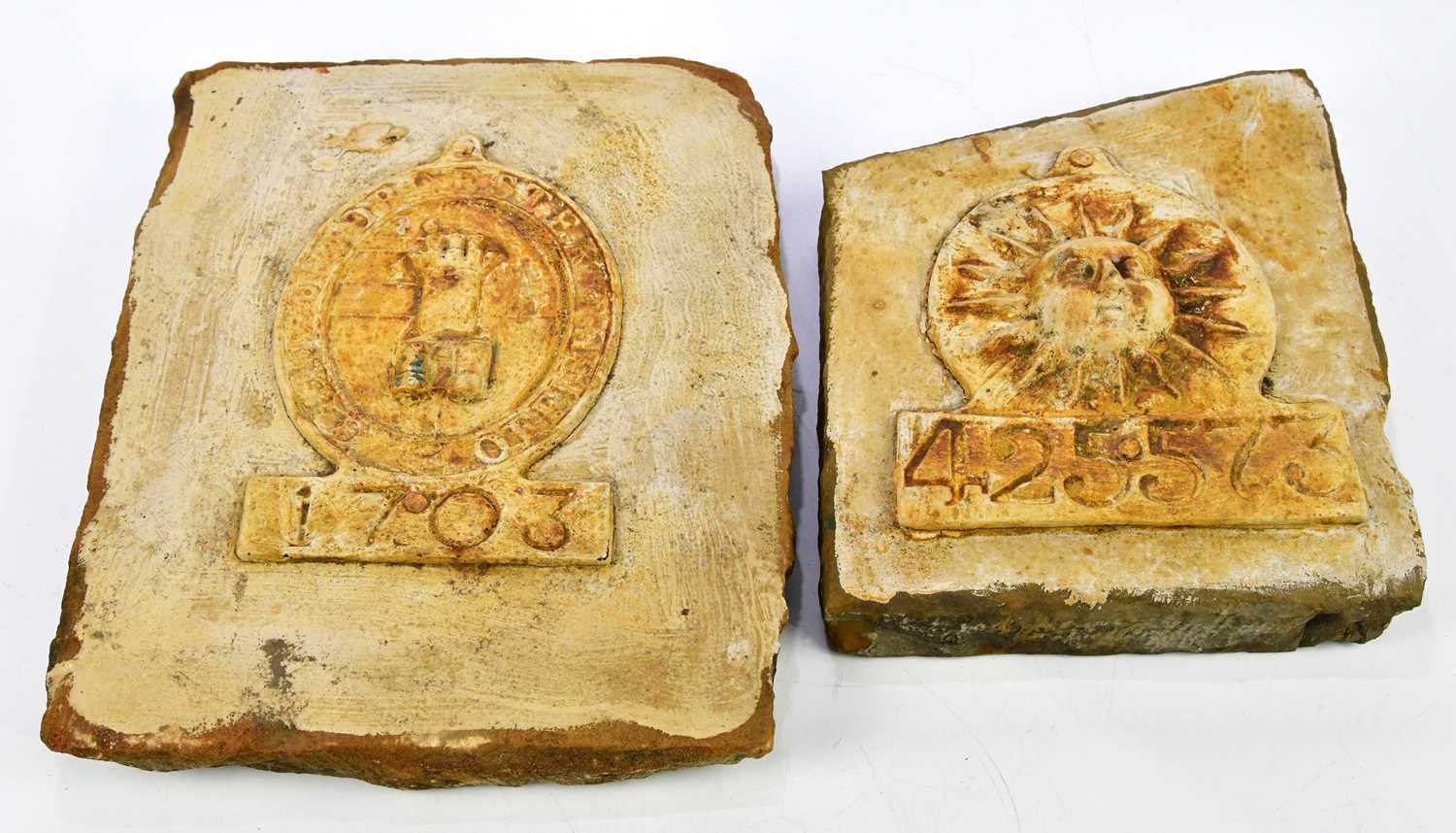 Lot 1451 - A Worcester Fire Office Insurance plaque,