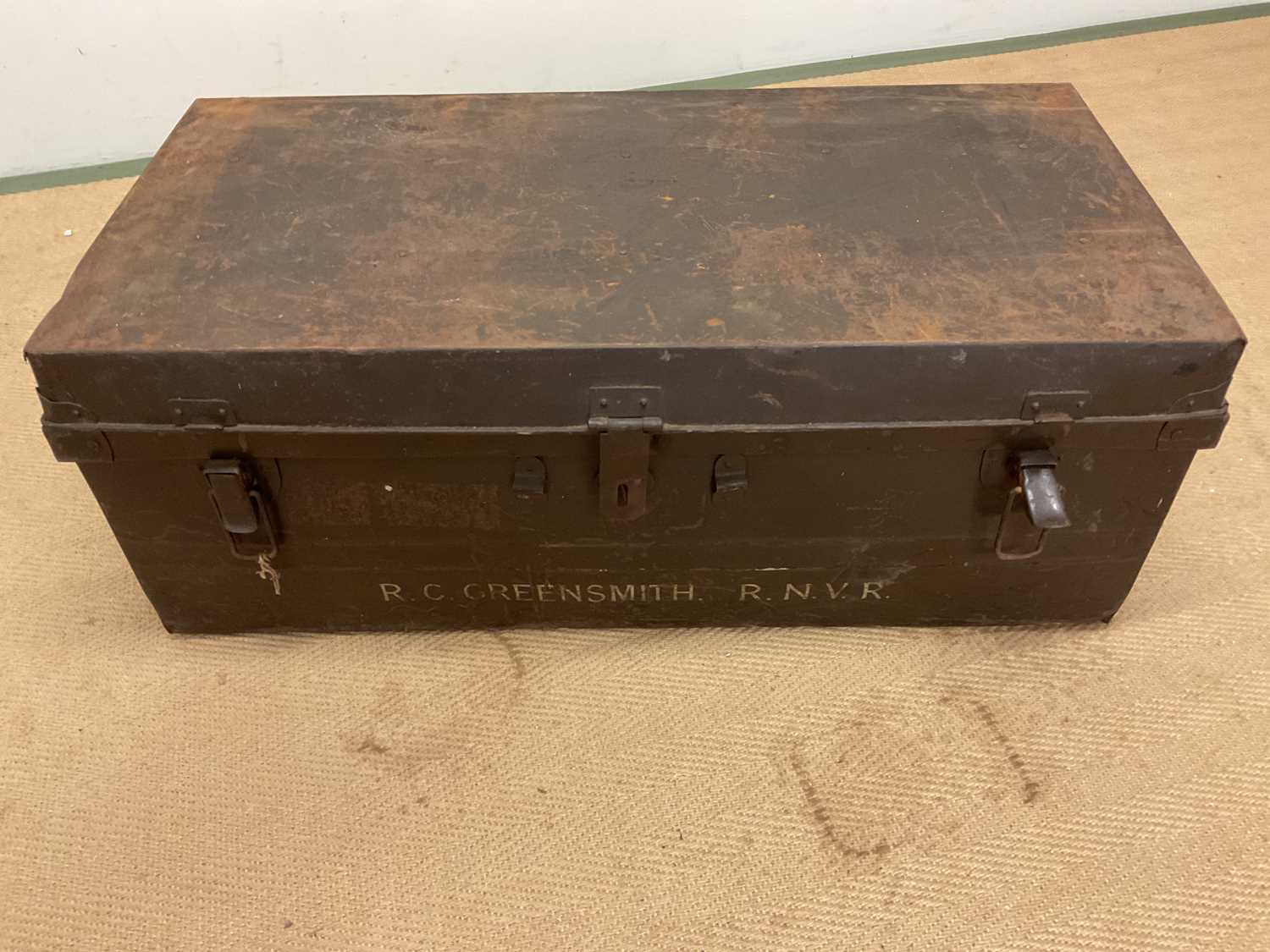 Lot 109 - A metal Royal Navy Volunteer Reserves