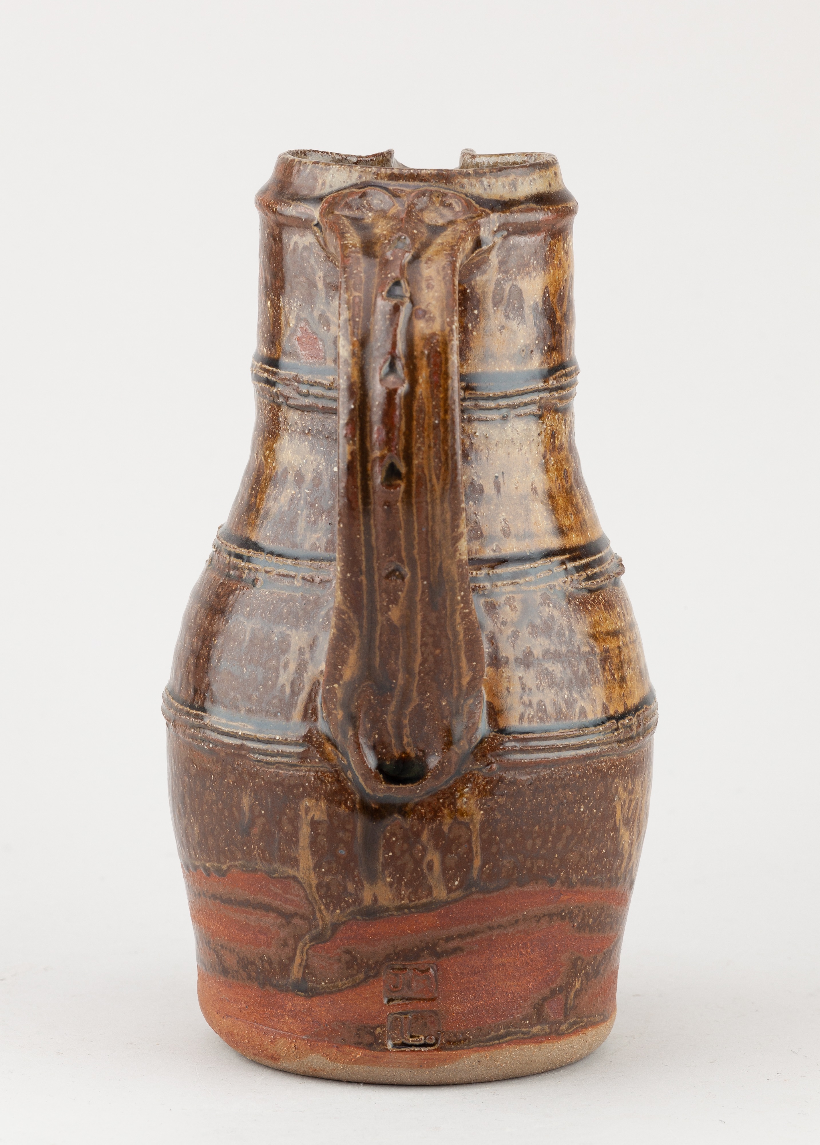 Lot 282 - JIM MALONE (born 1946); a stoneware jug