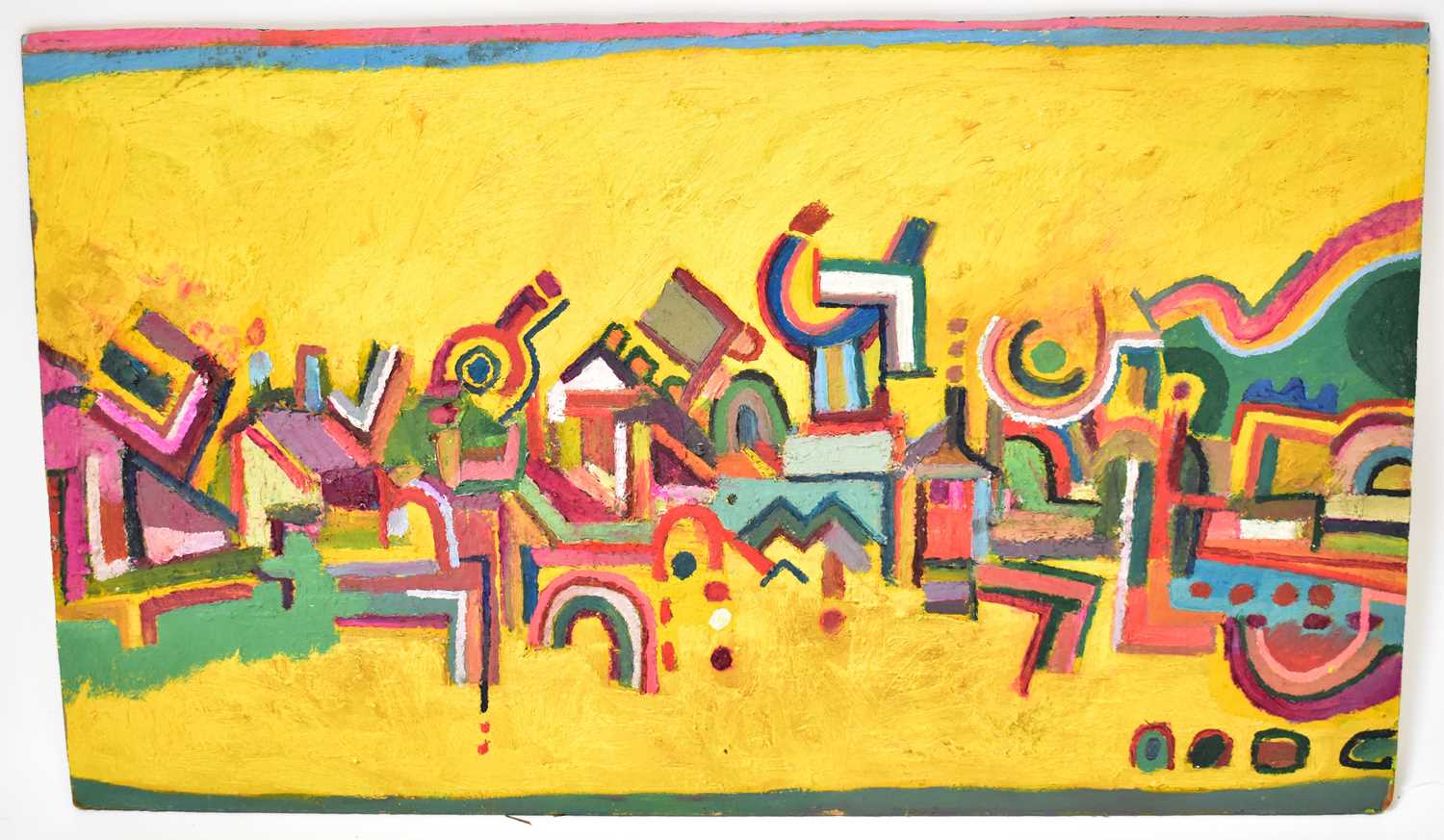 Lot 593 - COLIN FIFIELD (1940-2022); oil on board,