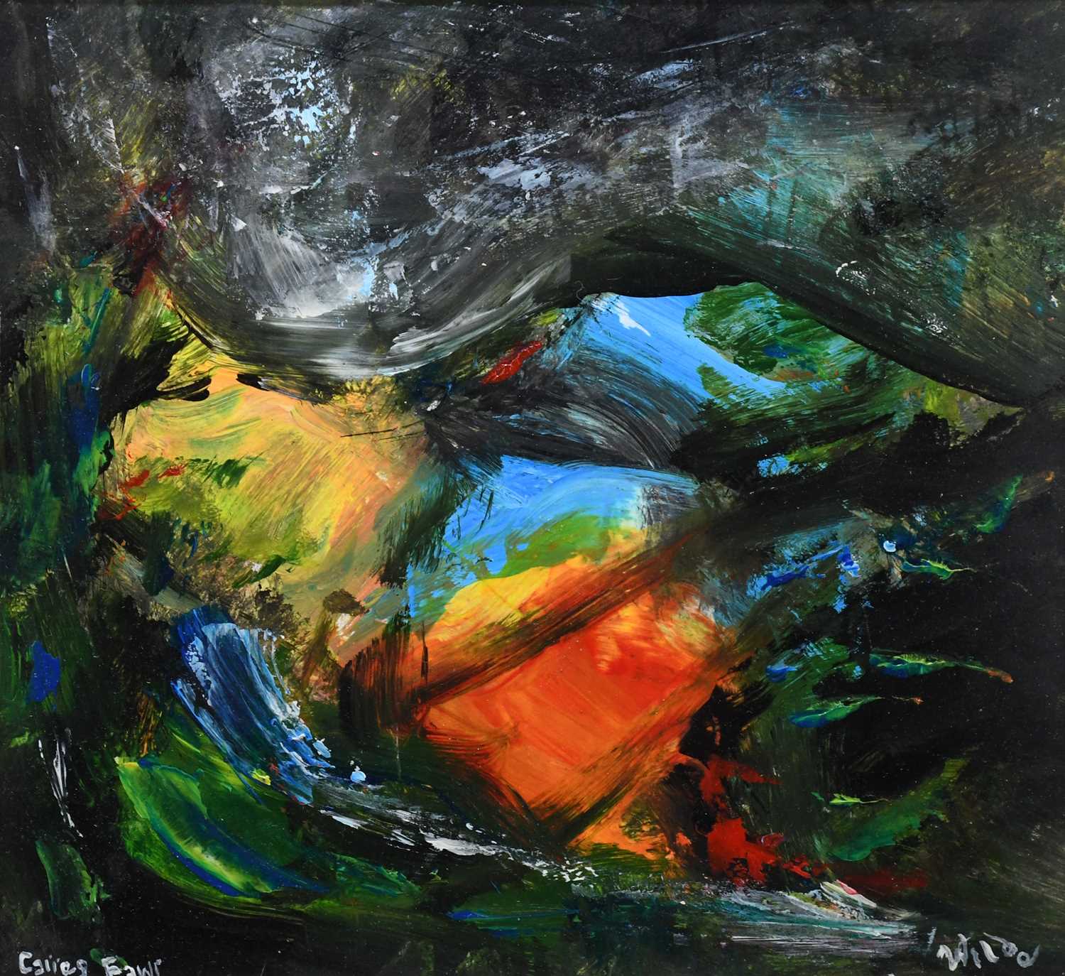 Lot 1295 - DAVID WILDE (1913-1974); oil on board,