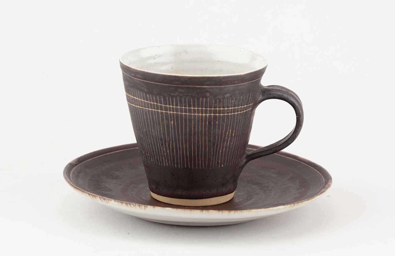 Lot 388 - LUCIE RIE (1902-1995); a stoneware cup and