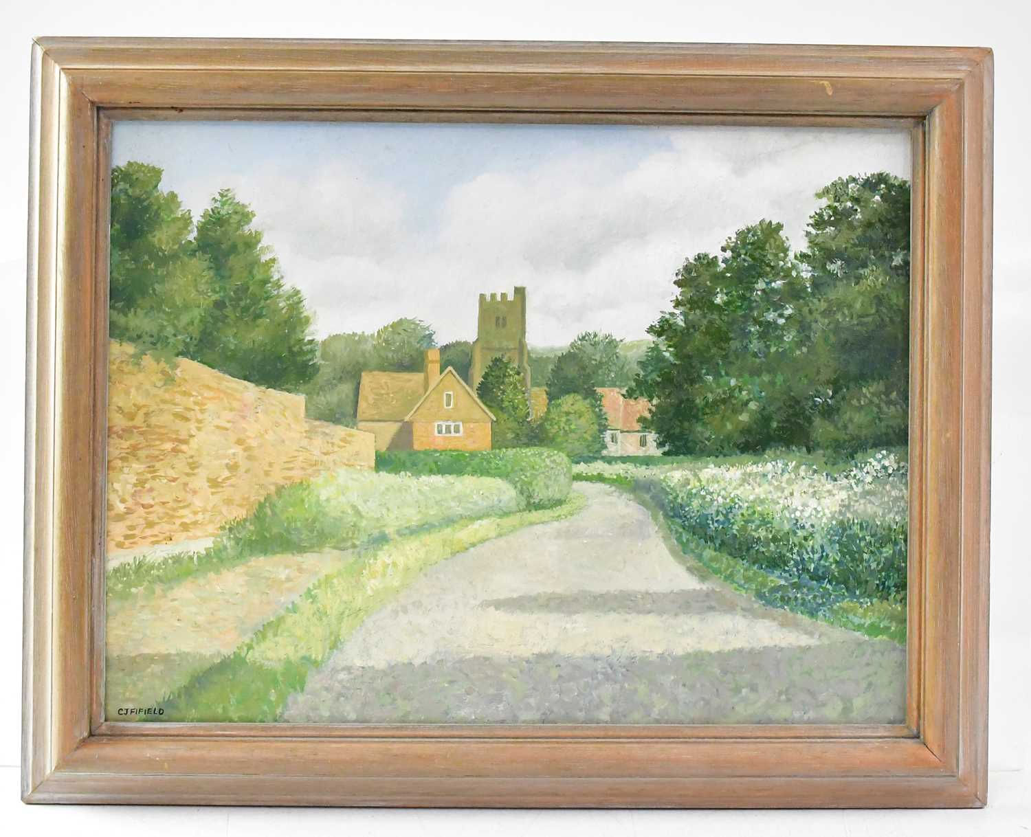 Lot 598 - COLIN FIFIELD (1940-2022); two oils on board