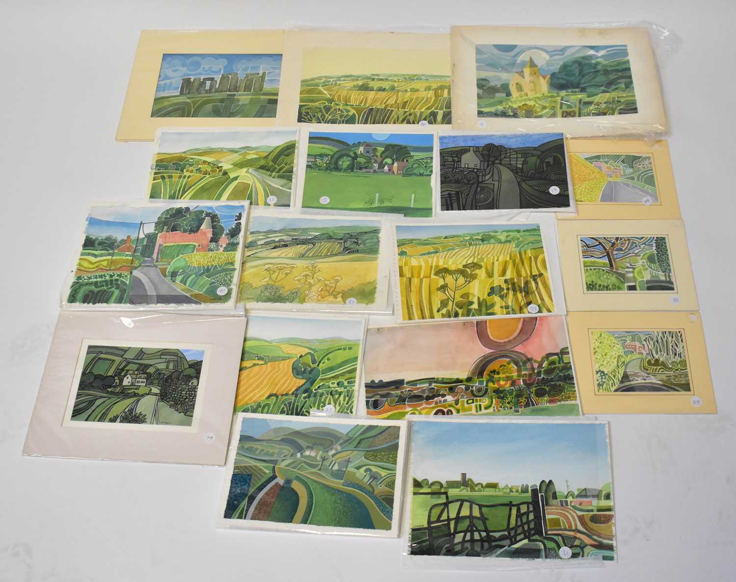 Lot 552 - COLIN FIFIELD (1940-2022); seventeen