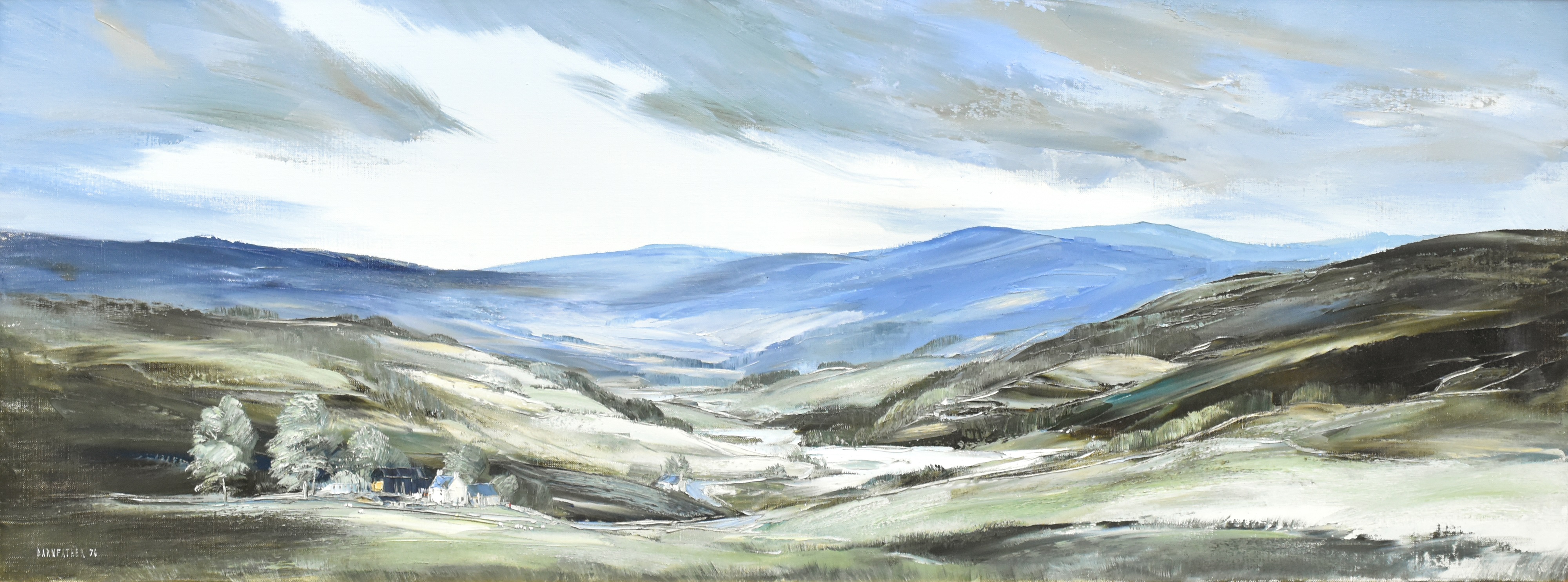 Lot 1878 - MICHAEL BARNFATHER (born 1934); oil on