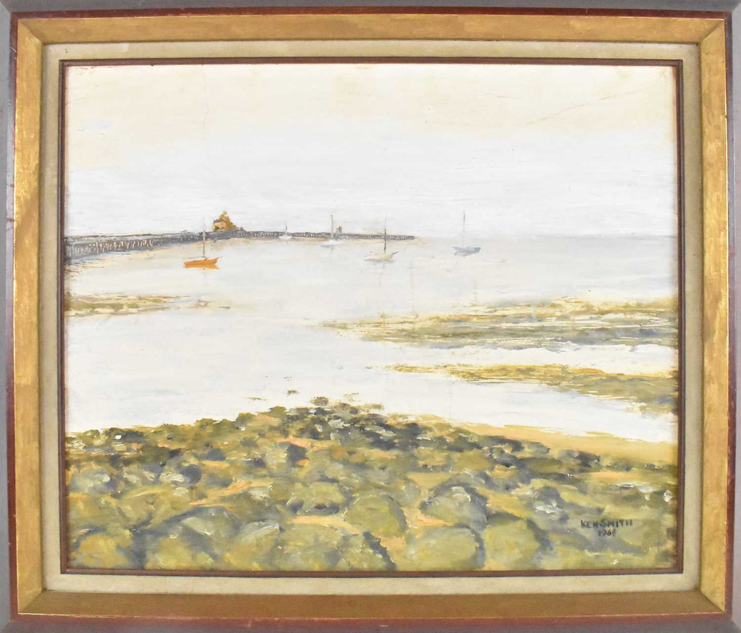 Lot 288 - JANICE WALLACE; a watercolour of two geese,