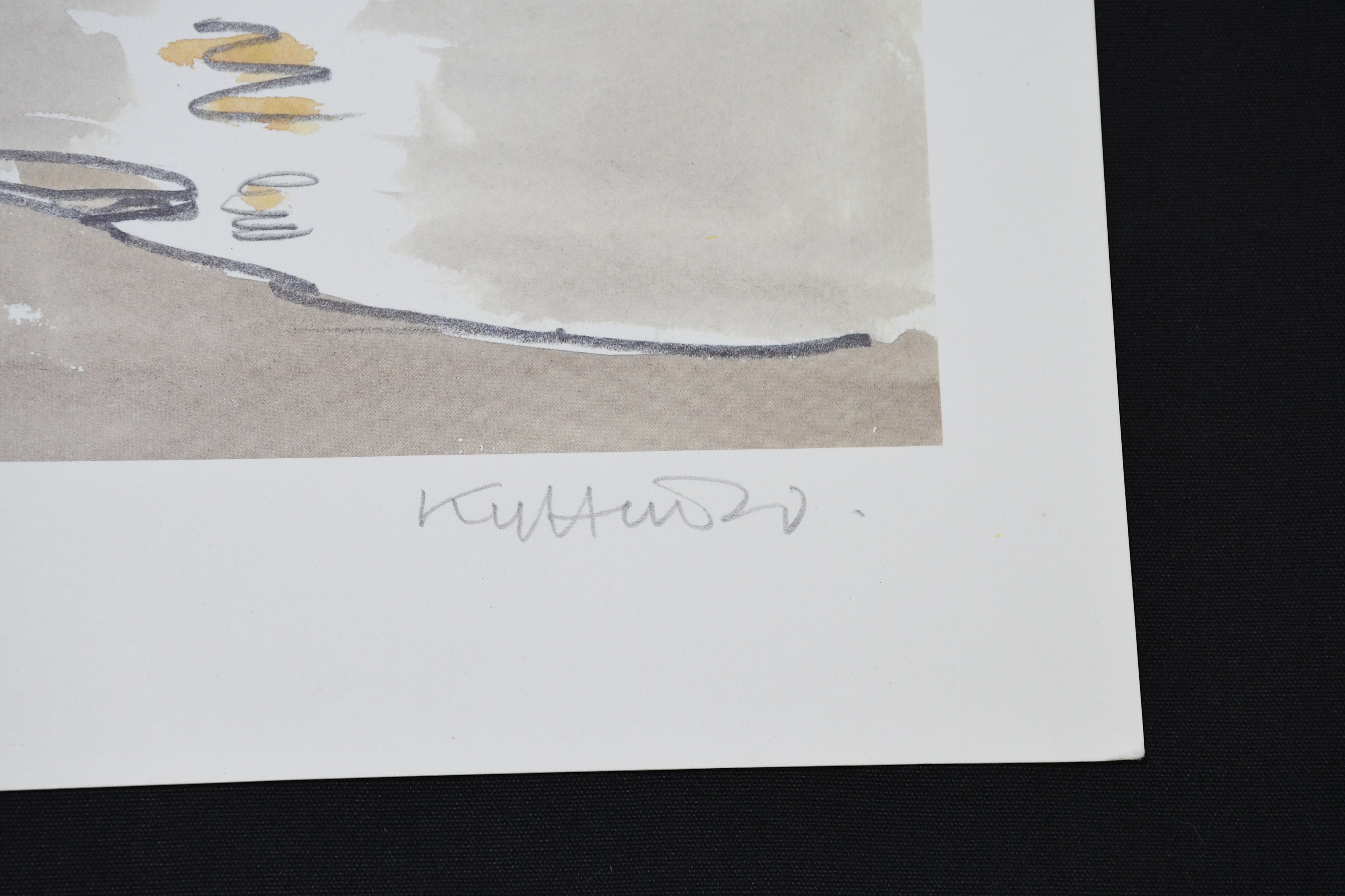 Lot 1191 - SIR KYFFIN WILLIAMS, RA (1918-2006); pencil