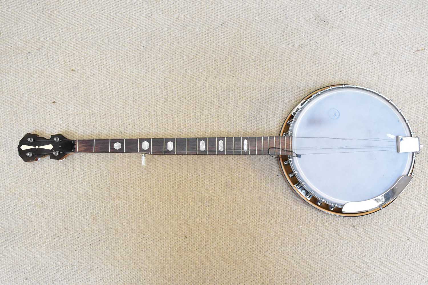 Lot 2687 - KAY; a five string full back banjo.