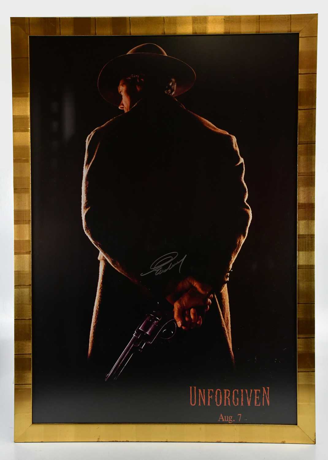 Lot 1813 - A signed Clint Eastwood Unforgiven movie