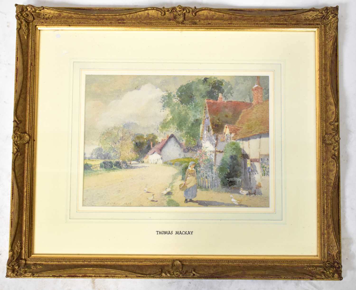 Lot 710 - THOMAS MACKAY (1851-1920); watercolour, a