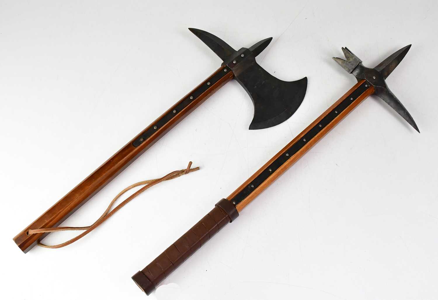 Lot 393 - RAVEN FORGE; a 'Medieval Warhammer' and a