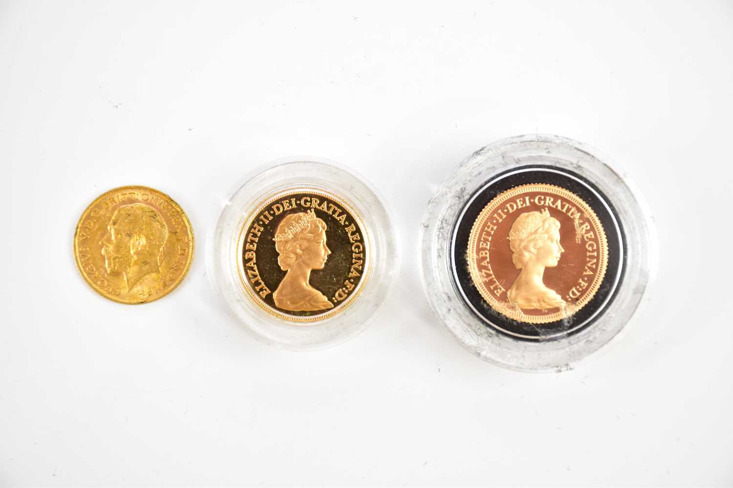 Lot 2542 - Two boxed Elizabeth II full sovereigns,