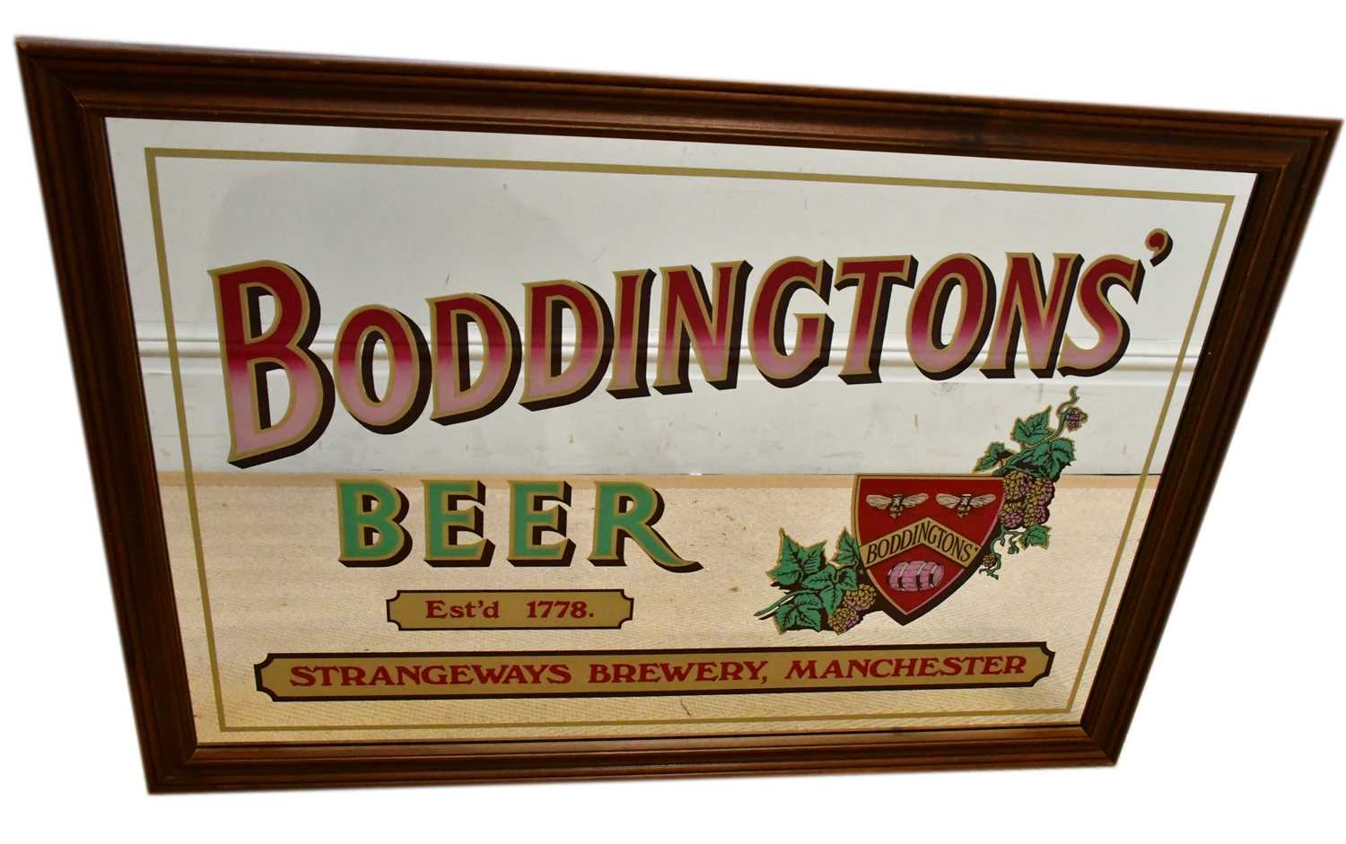 Lot 1459 - A reproduction Boddingtons Beer advertising