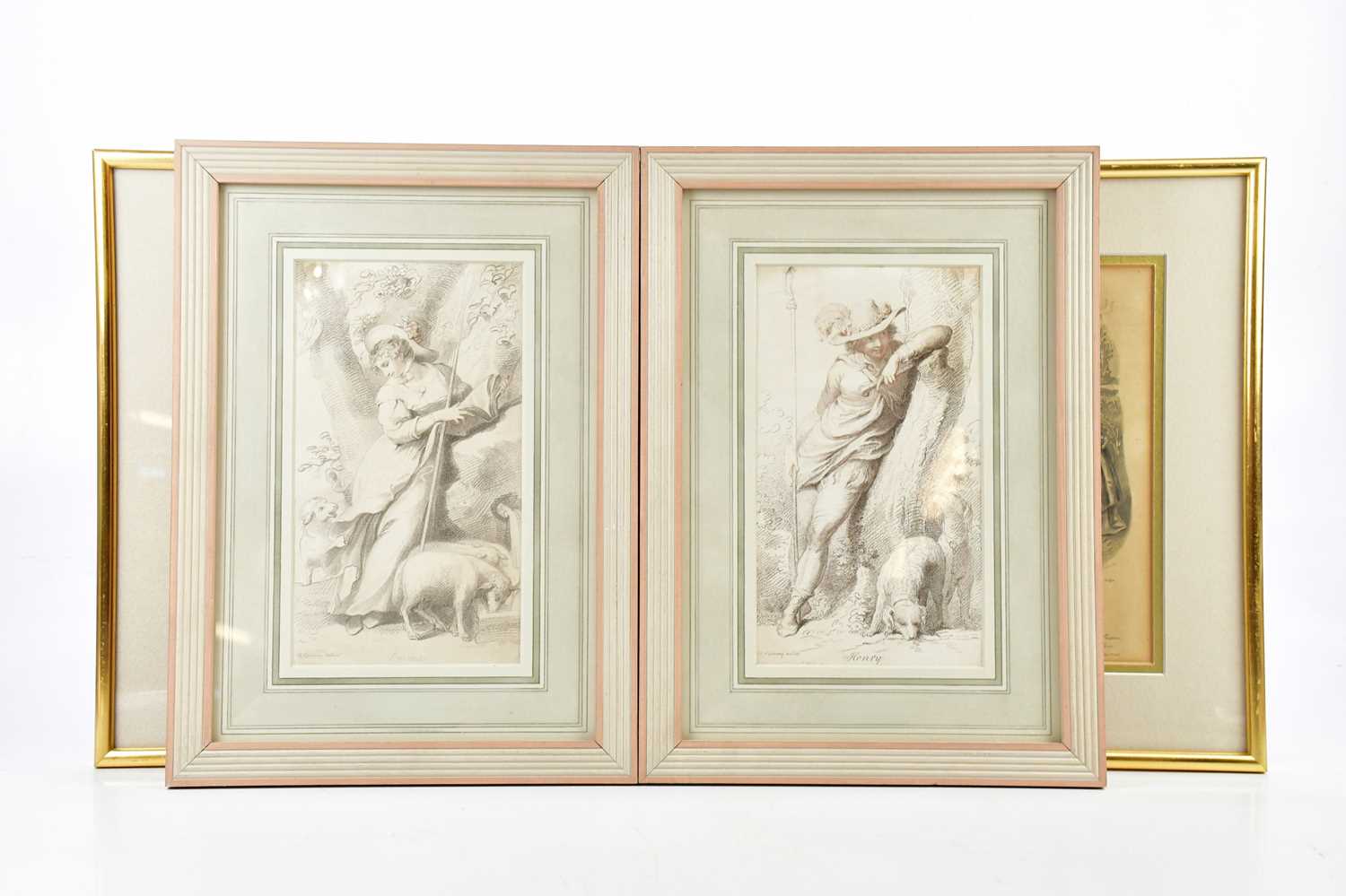 Lot 1672 - Three 19th century French engravings 'Petit