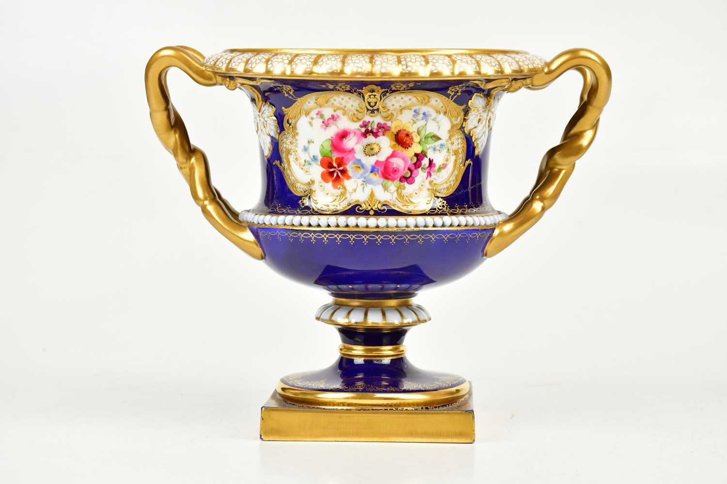 Lot 2910 - E PHILLIPS FOR ROYAL WORCESTER; a twin